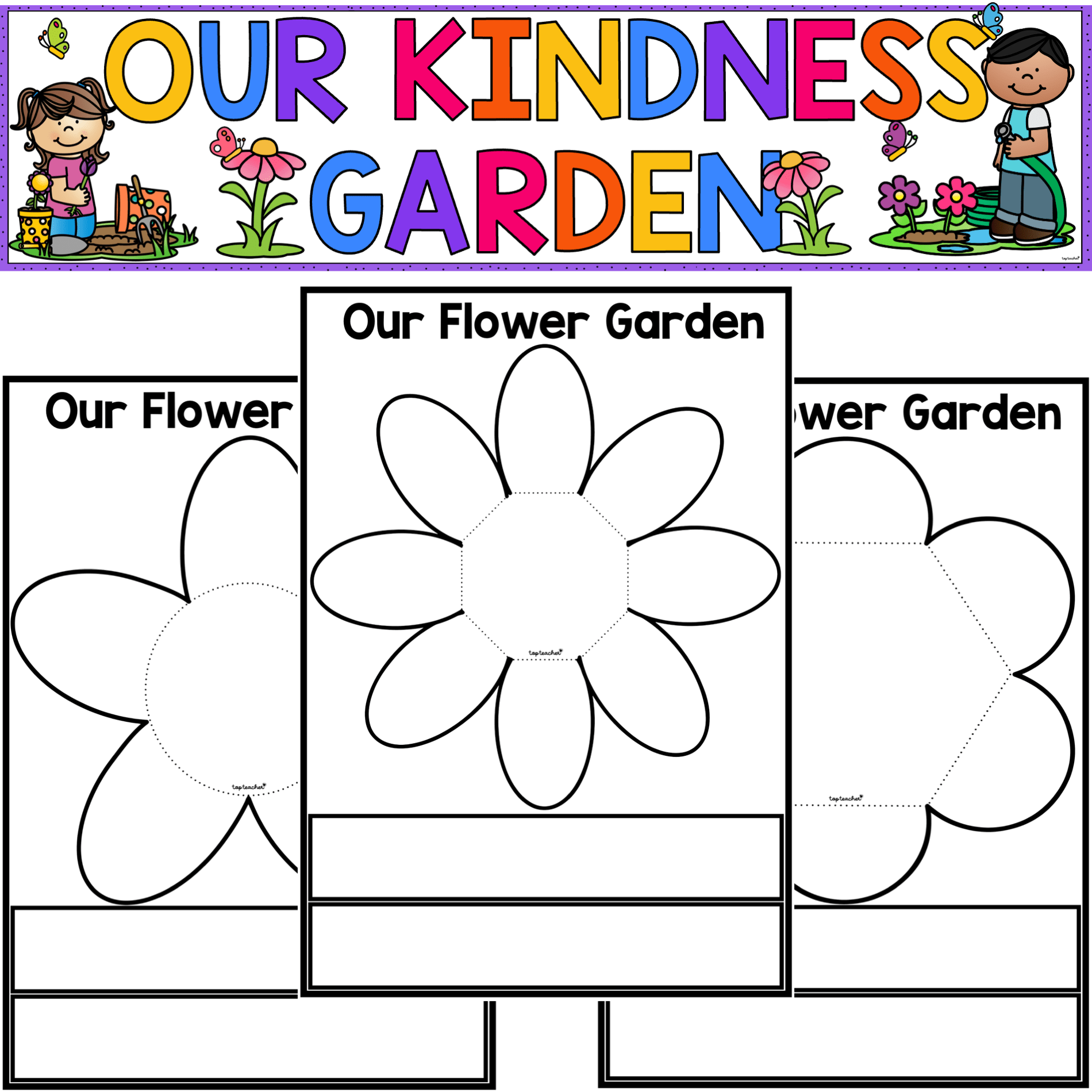 Kindness Flower Garden Craft - Top Teacher