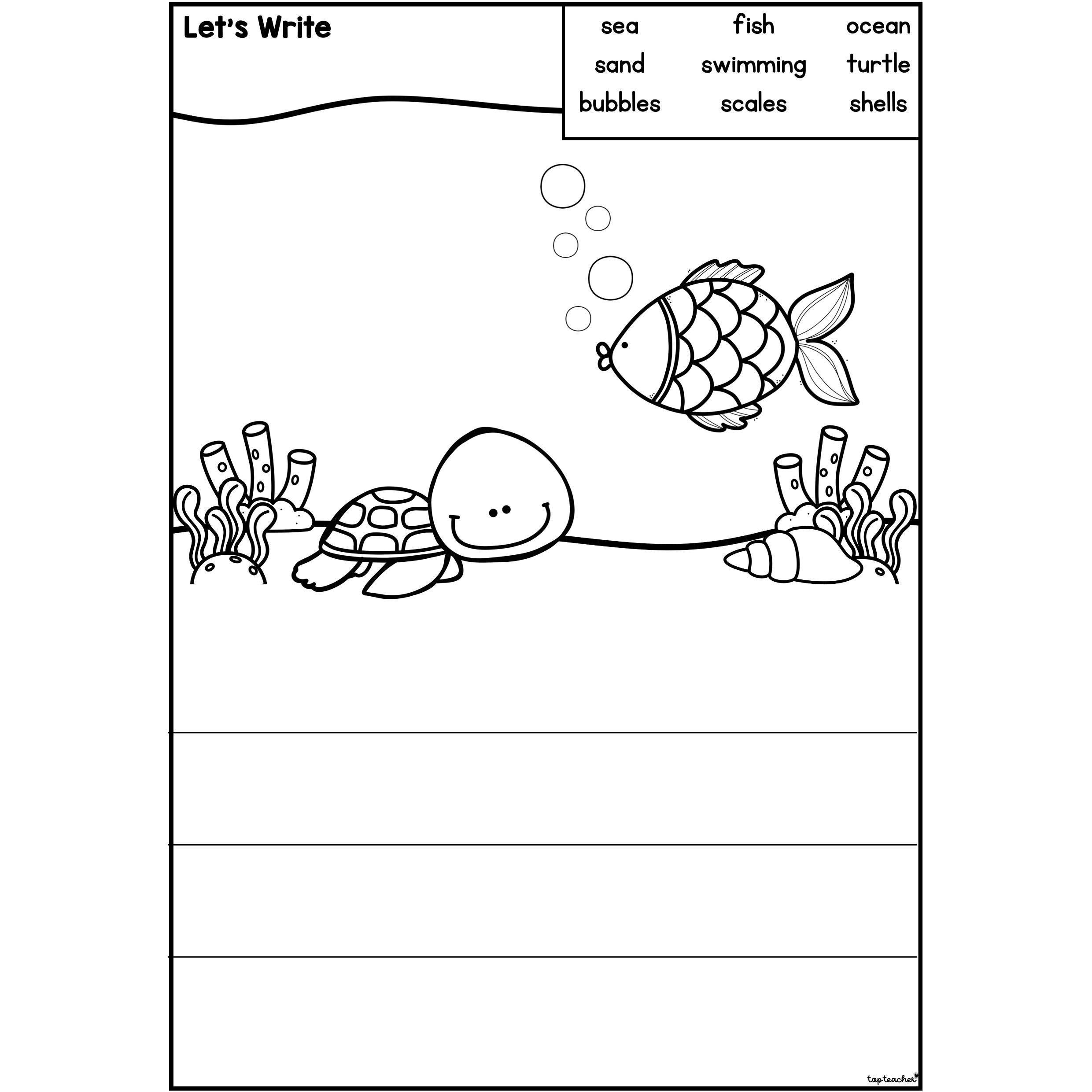 Let's Write Narratives: Under the Sea - Top Teacher