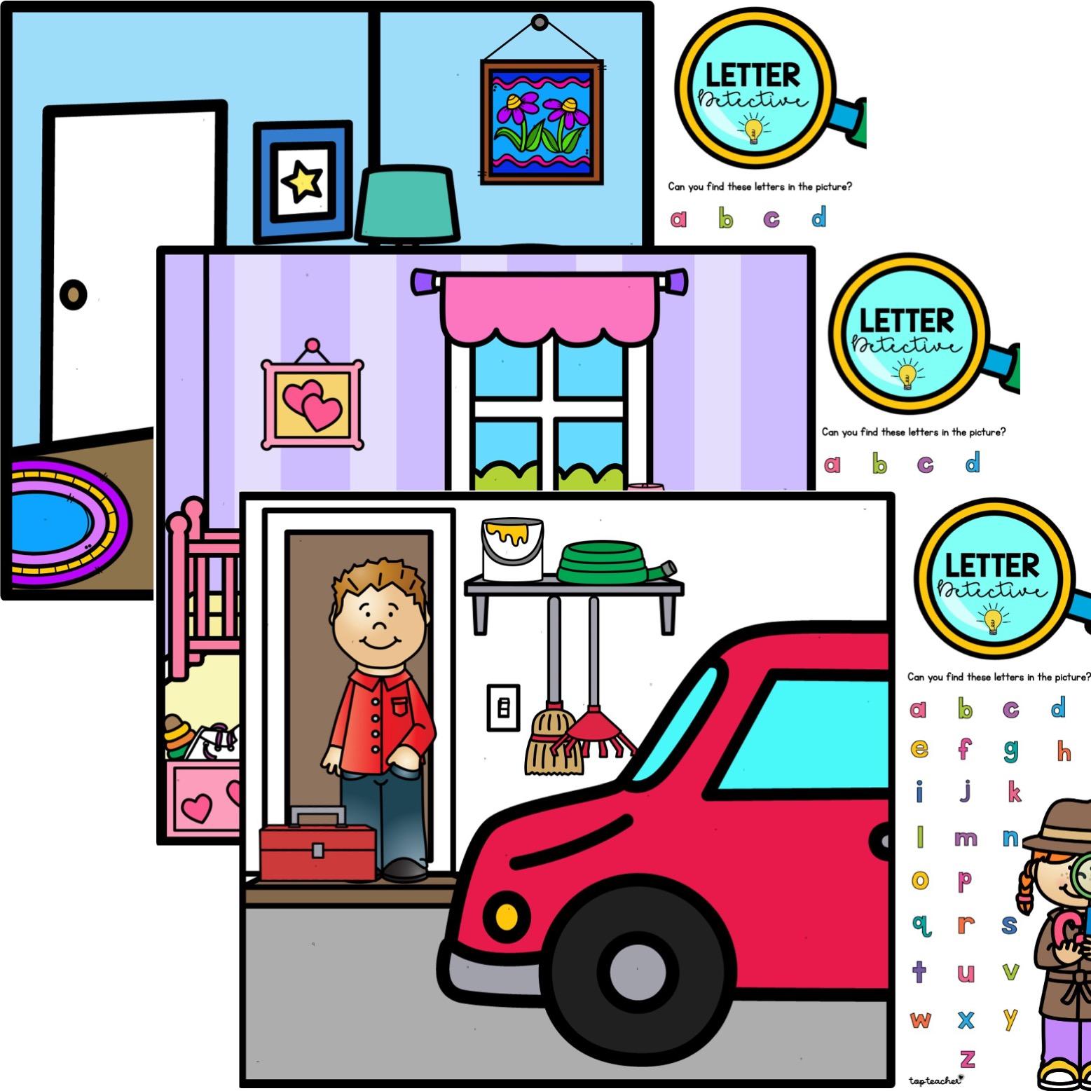 Letter Detective - Top Teacher