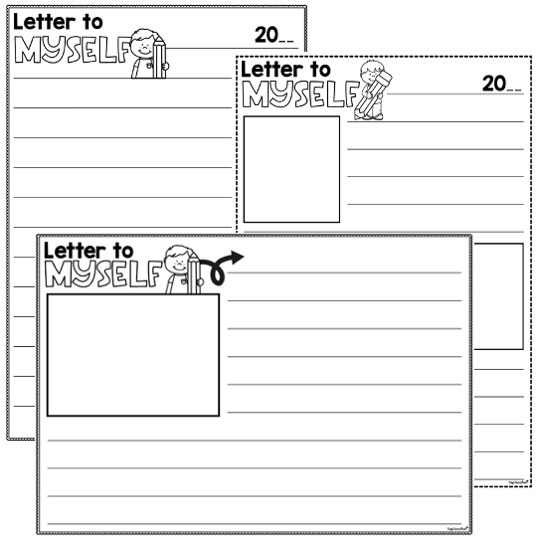 Letter to Myself Writing Templates - Top Teacher