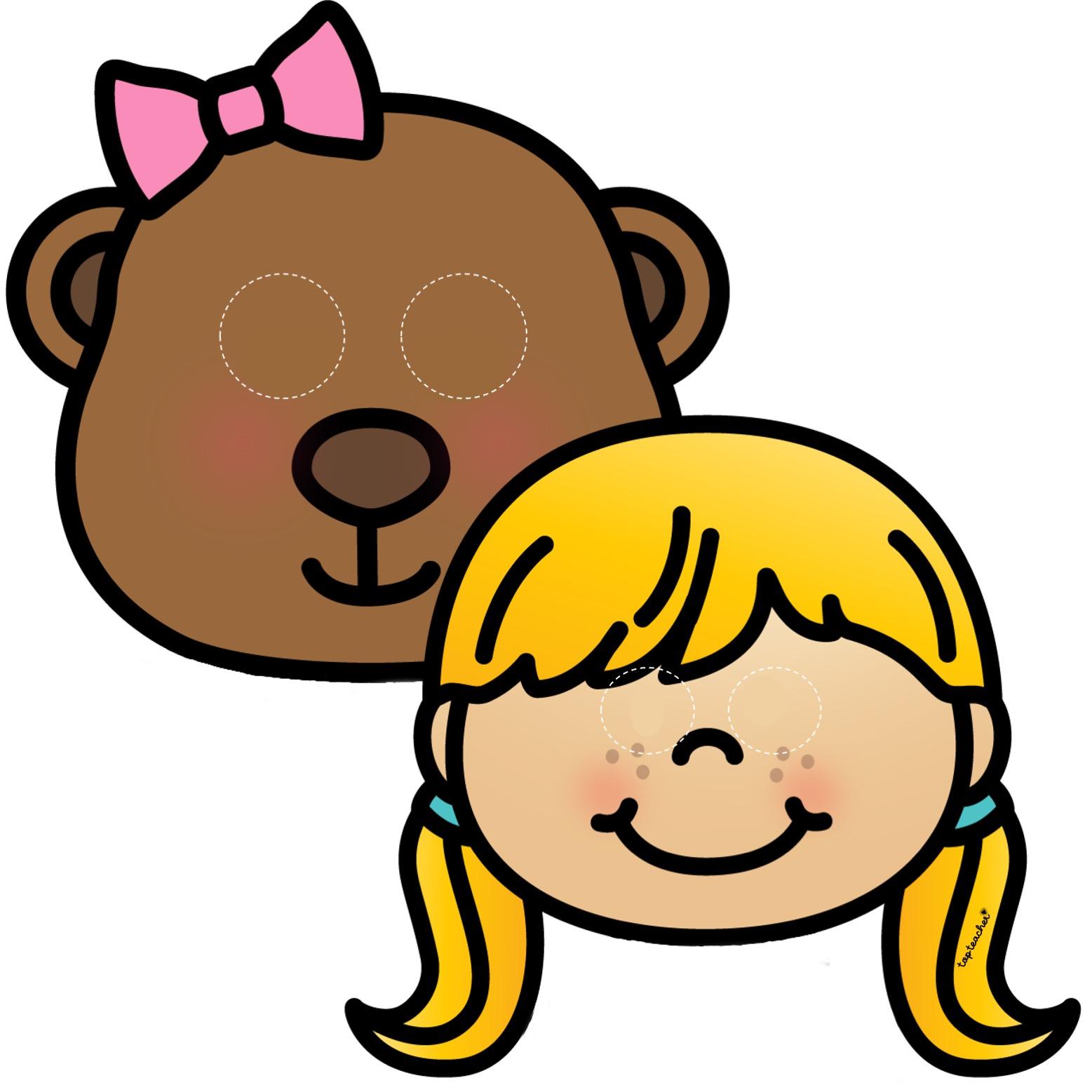 Goldilocks & the Three Bears Face Masks - Top Teacher