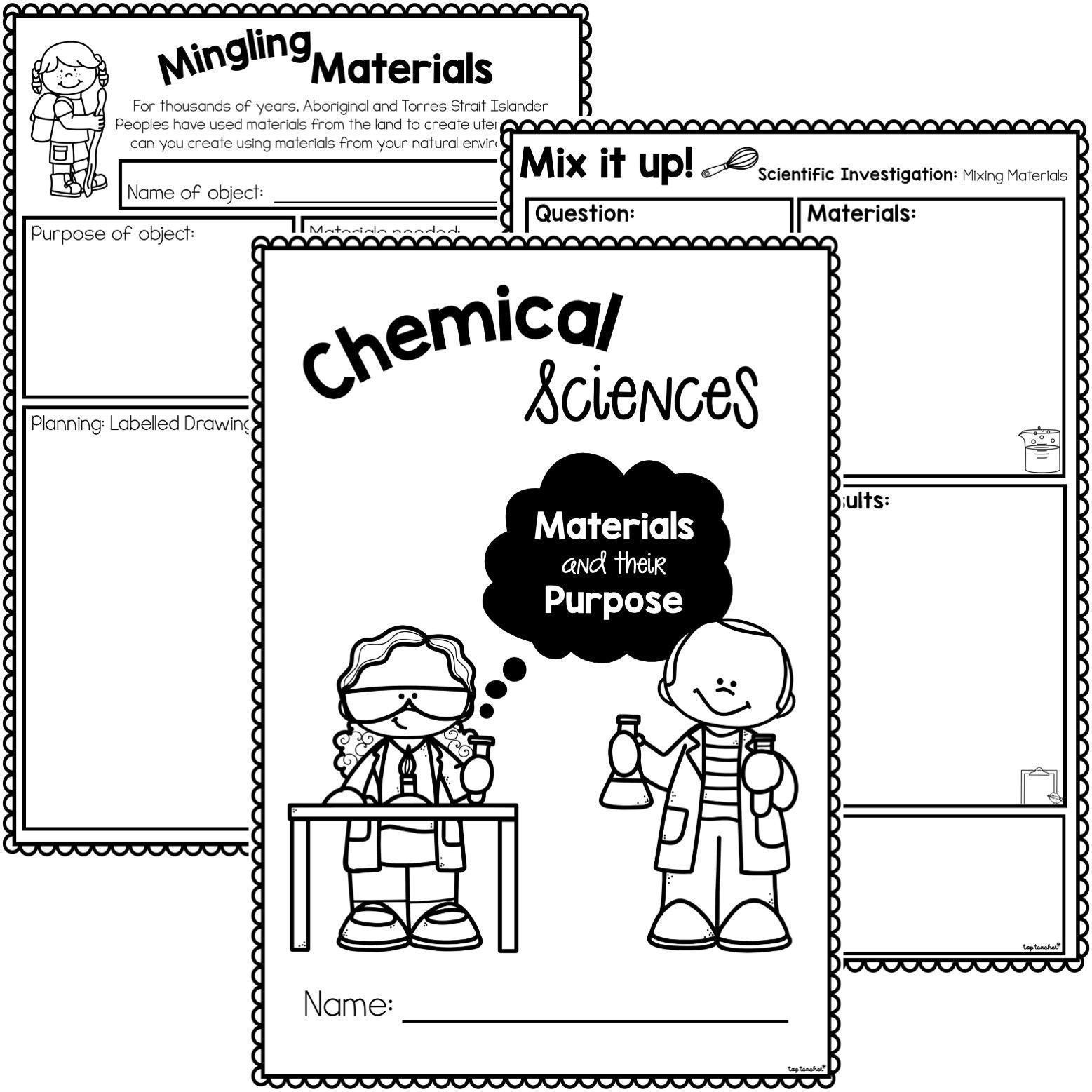 Materials & Their Purpose Student Workbook - Top Teacher