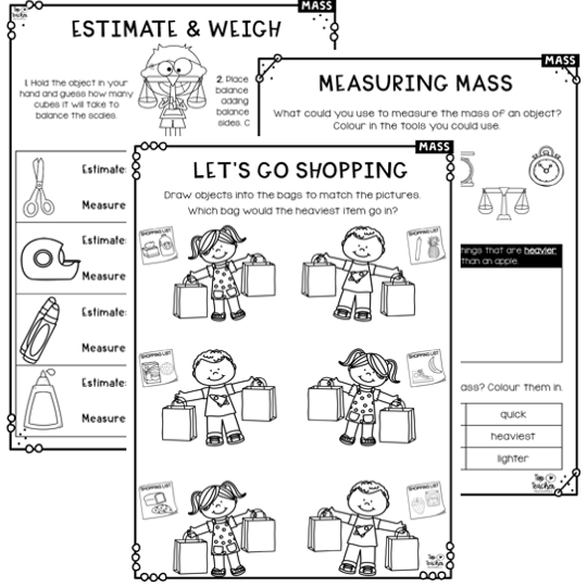 Measuring Mass Worksheets - Top Teacher