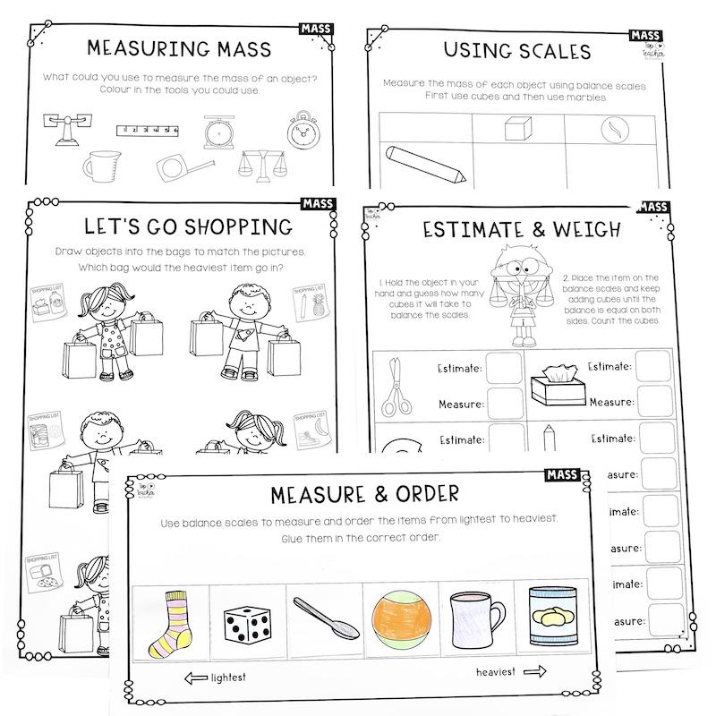 Measuring Mass Worksheet Year 3 Measure Mass Worksheet Independent