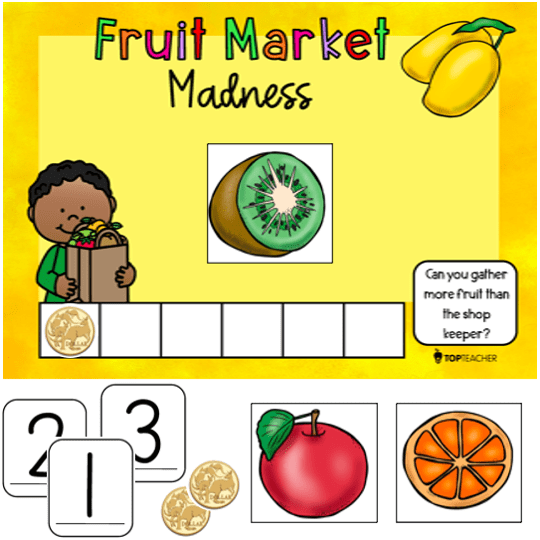 Fruit Market Madness - Top Teacher