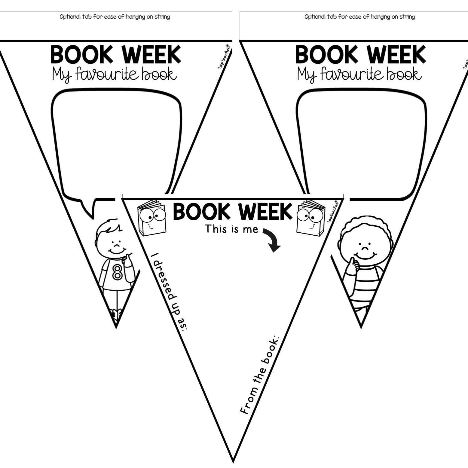 Book Week Favourite Book Bunting - Top Teacher