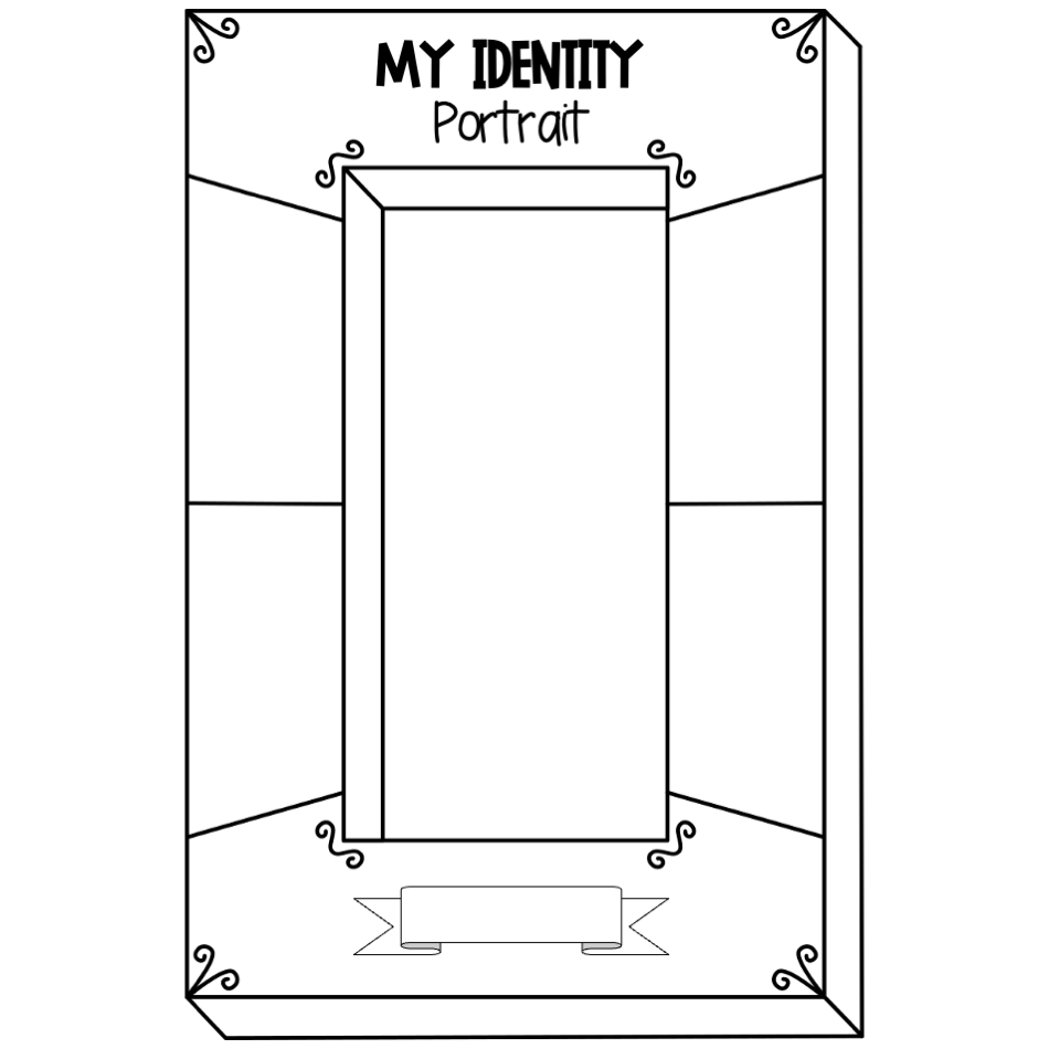 My Identity Portrait Craftivity - Top Teacher