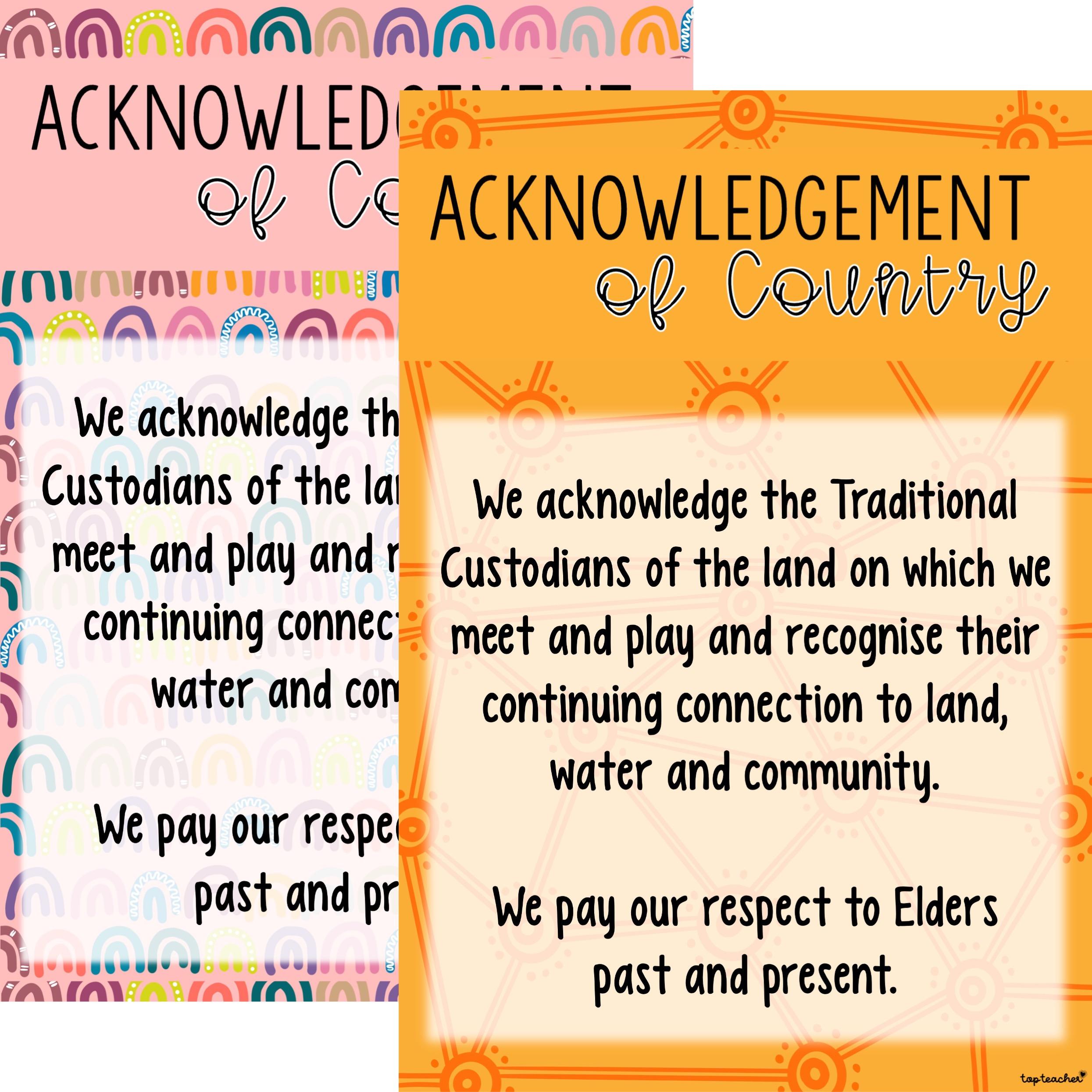 Acknowledgement Of Country Clipart