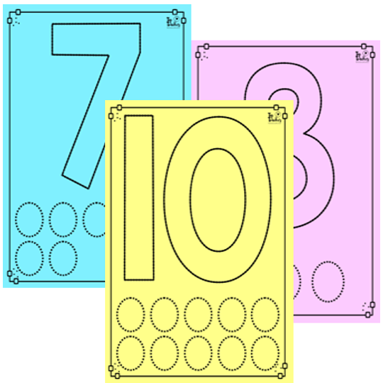 Number Push Pin 0-10: Fine Motor Activity - Top Teacher