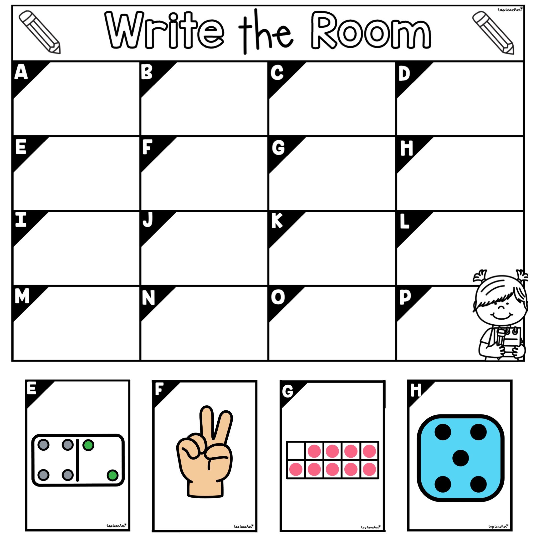 Number Sense Write the Room - Top Teacher