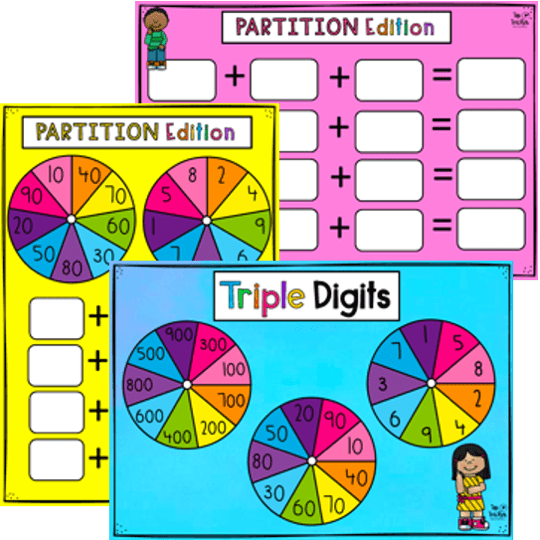 Partitioning Counting Strategy Game - Top Teacher