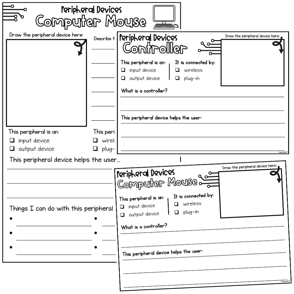 Peripheral Devices Worksheets - Top Teacher