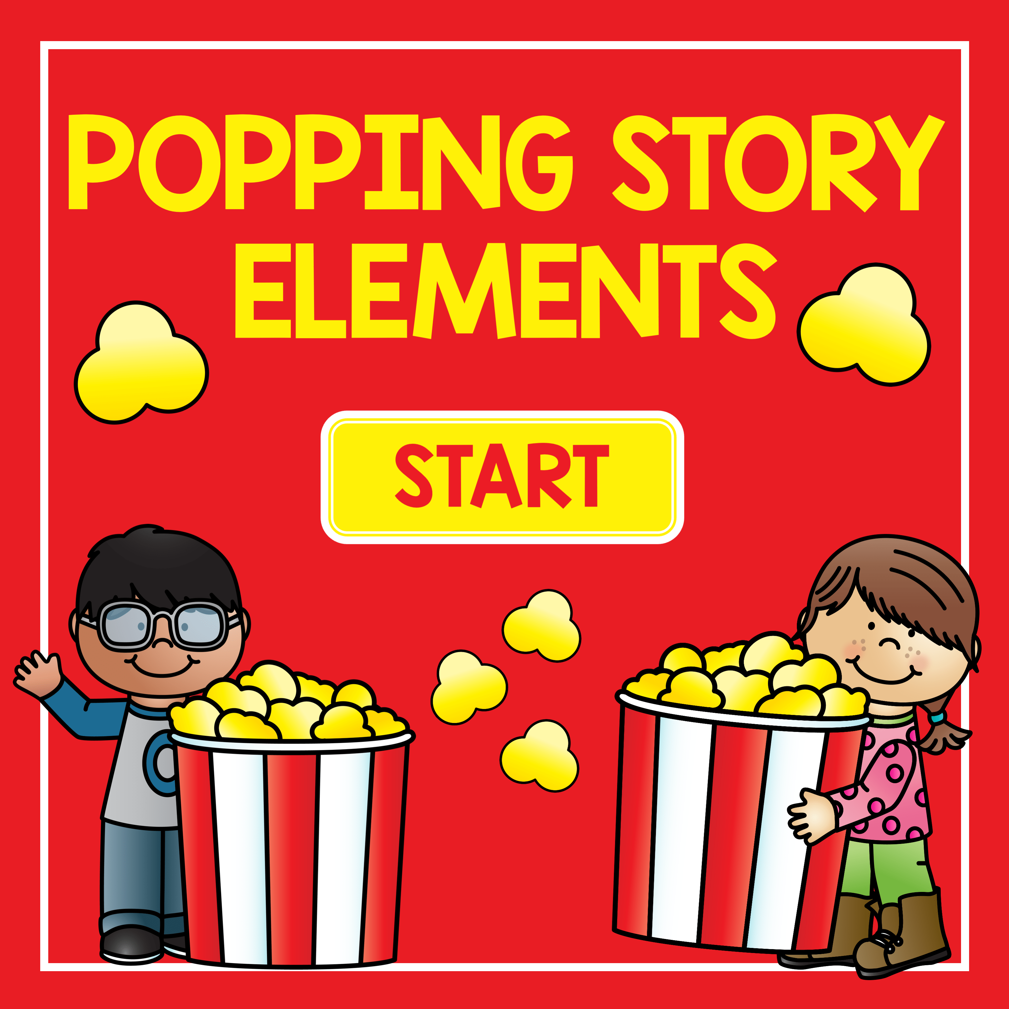 Popping Story Elements Reader Response Quiz POWERPOINT - Top Teacher