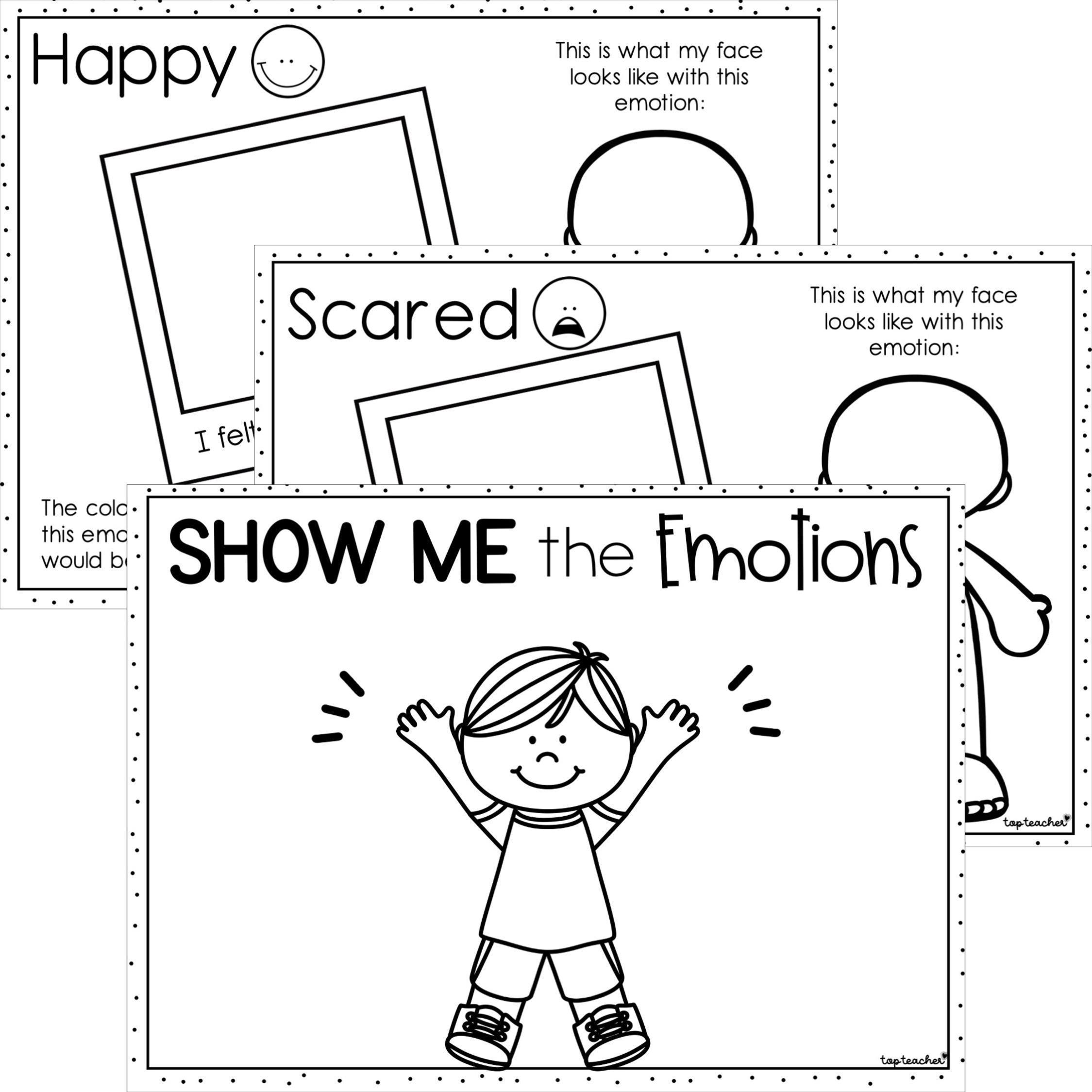 Emotional Response Booklet - Top Teacher