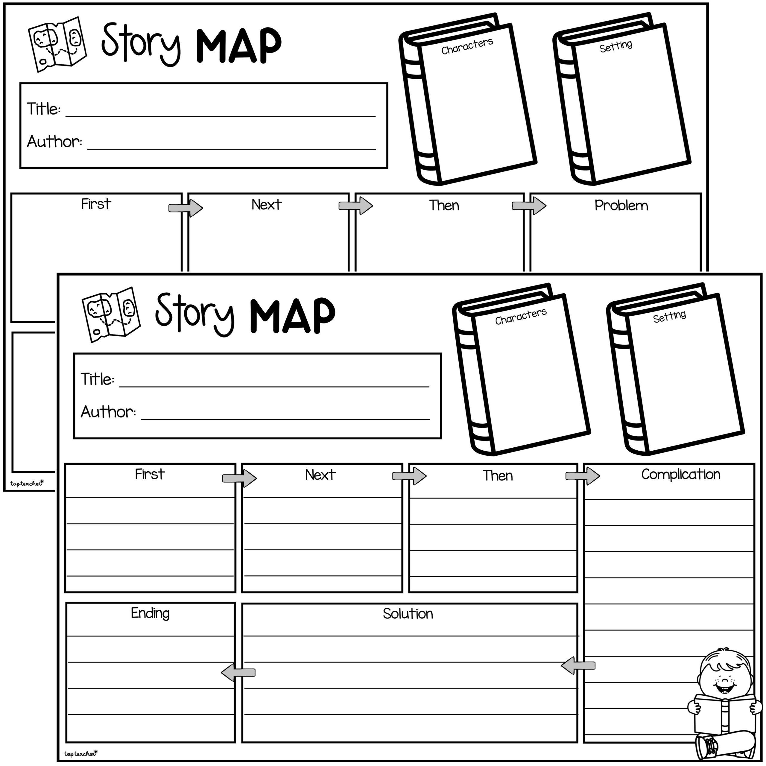 Retell Story Map Detailed - Top Teacher