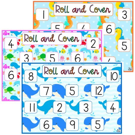 Under the Sea Roll & Cover - Top Teacher