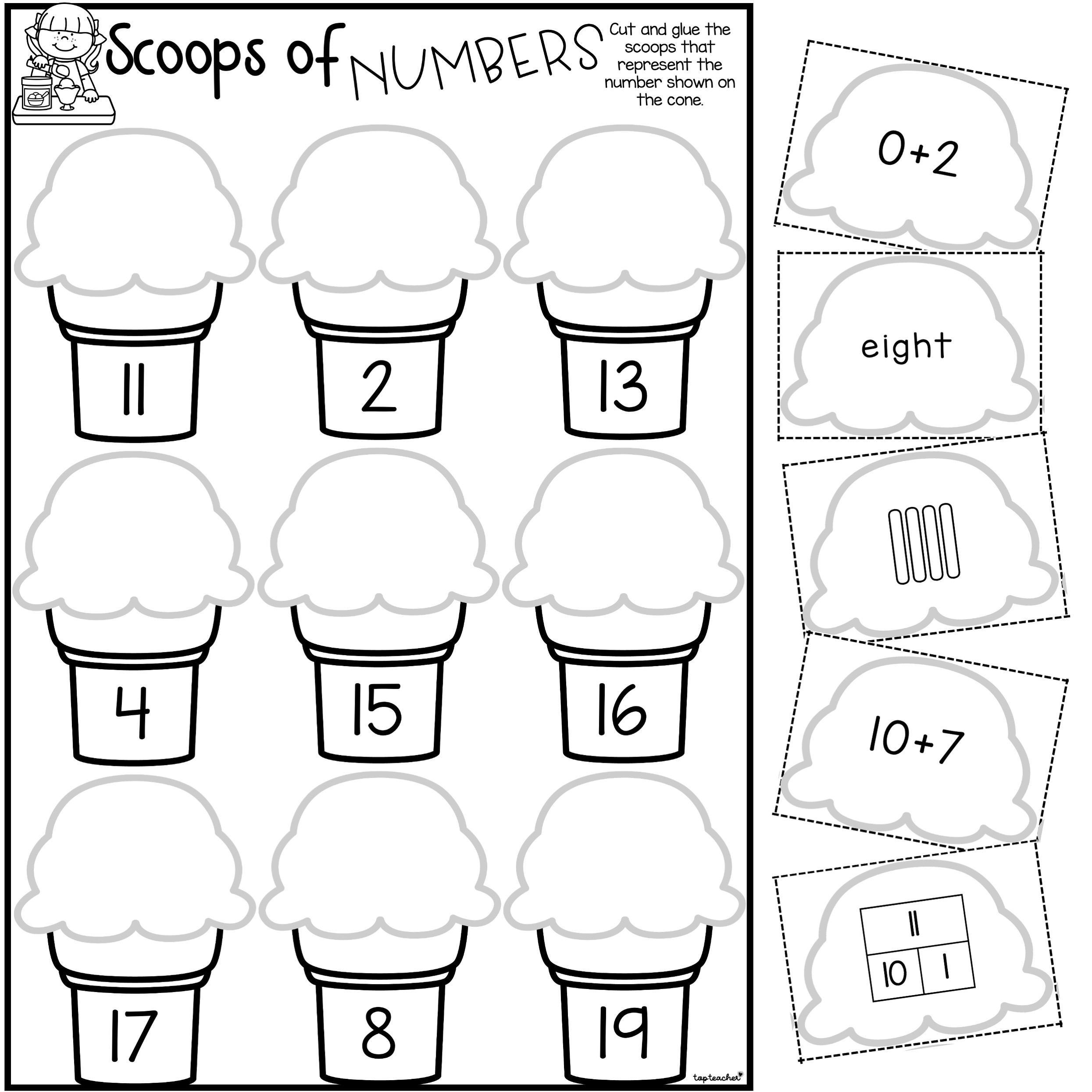 15 Best Images Of Cut And Paste Numbers 1 20 Worksheet Cut And Paste