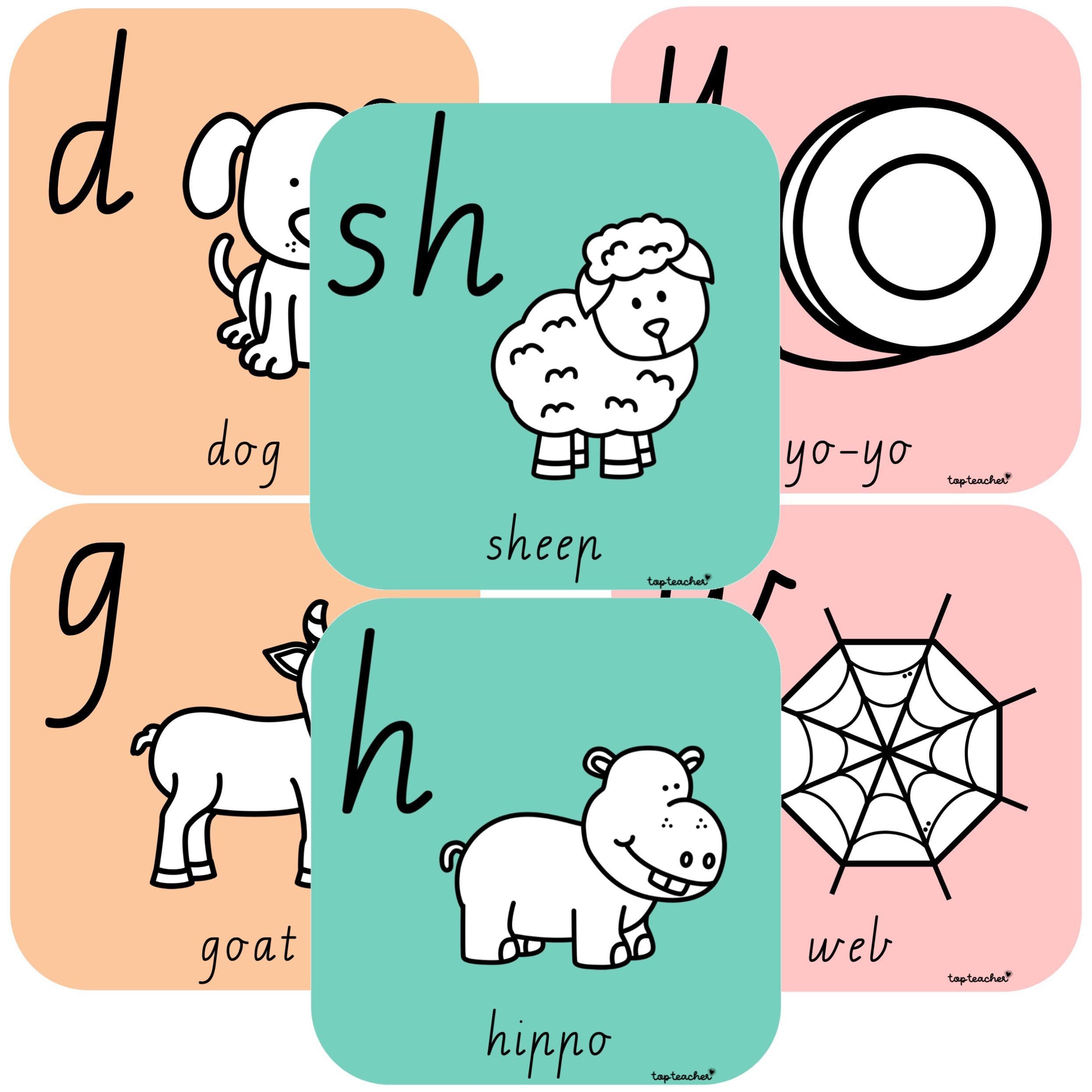 Sound Wall Phoneme Flash Cards Juguli - Top Teacher