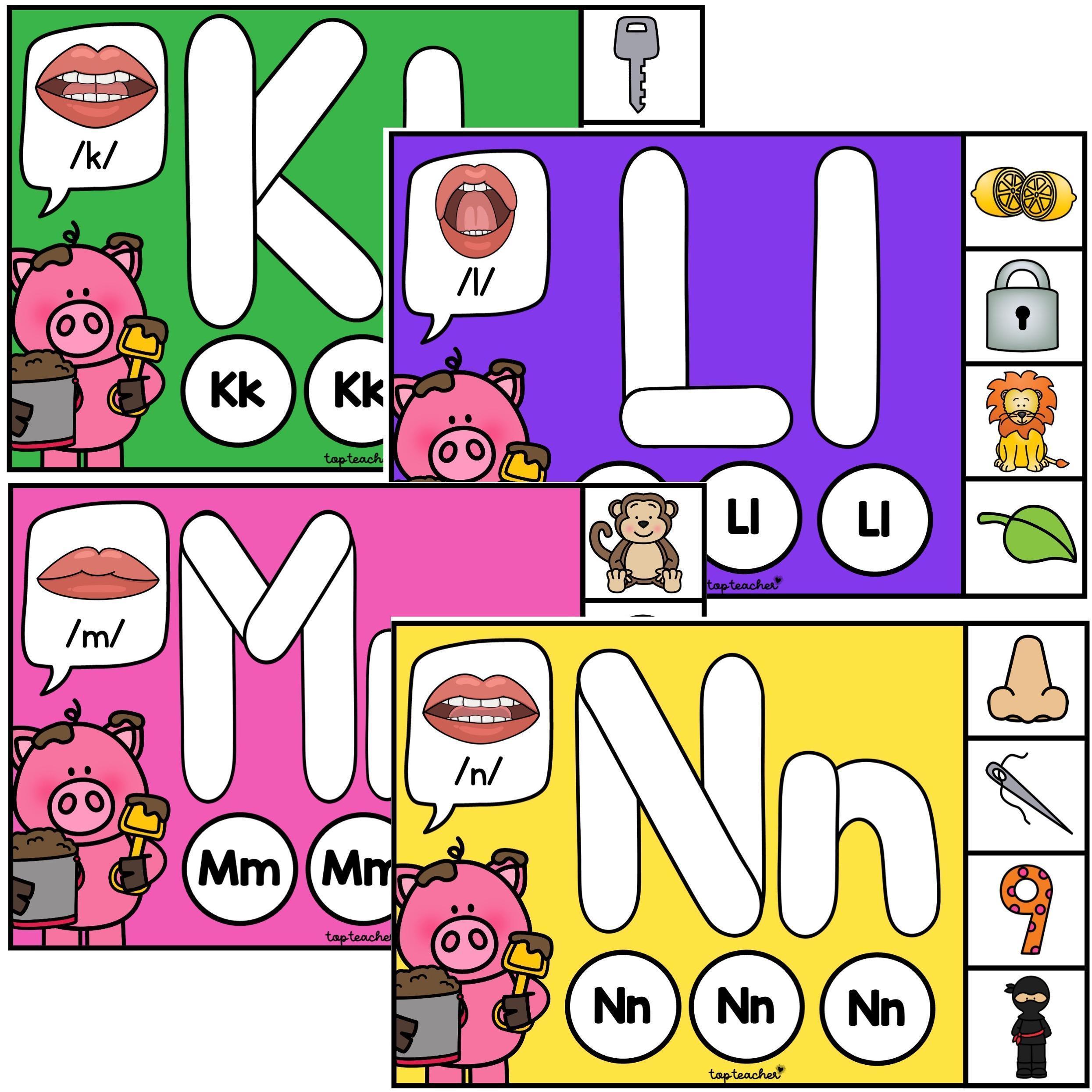 Initial Sound Task Cards: Say It, Mould It - Top Teacher
