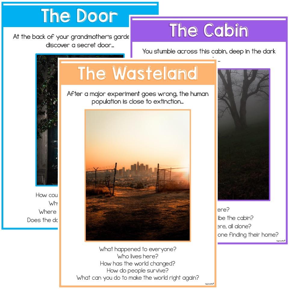 Story Stimulus Posters - Top Teacher