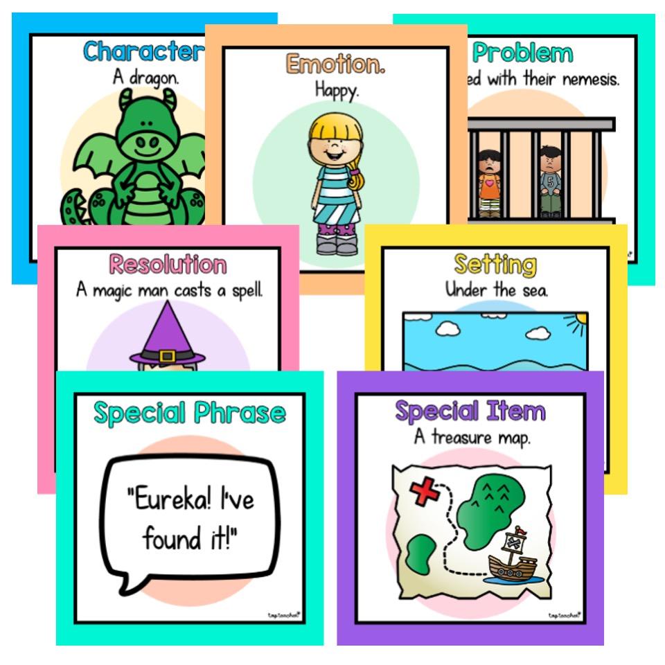Story Prompt Cards PACKAGE - Top Teacher