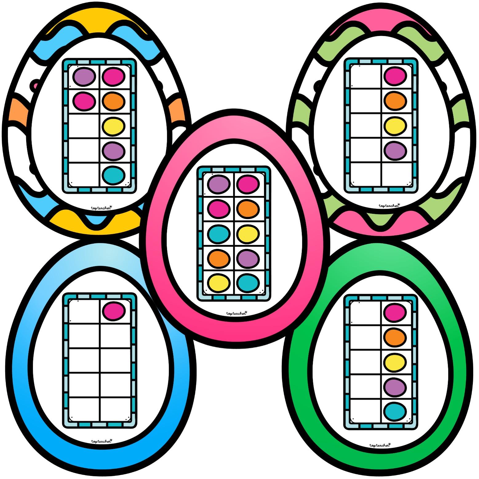 The Great Easter Egg Hunt: Ten Frames - Top Teacher
