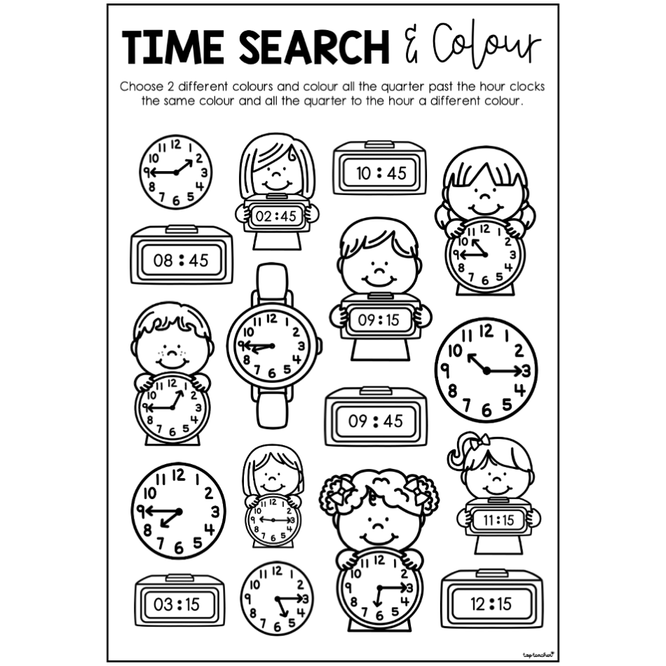 Time Search & Colour - Top Teacher