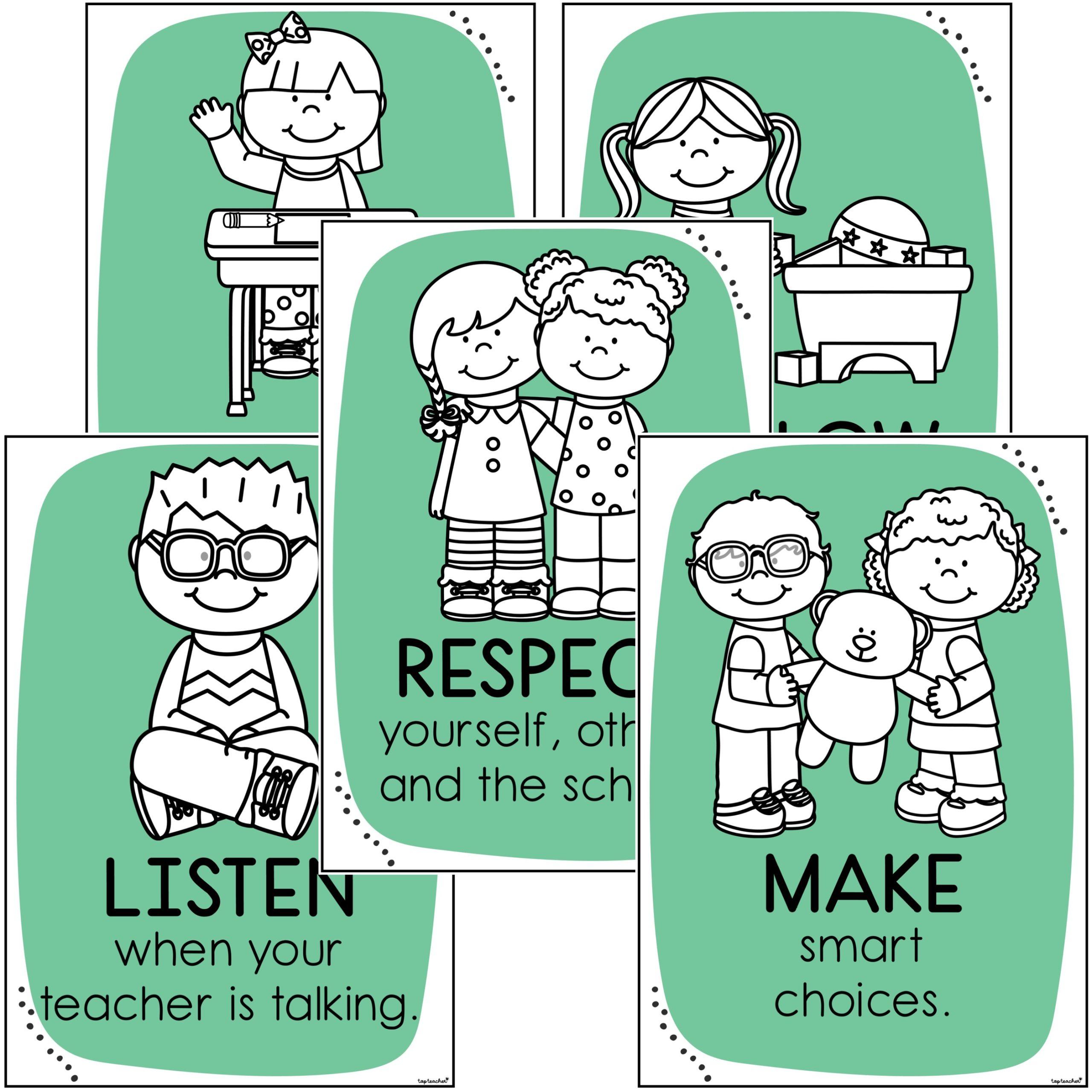 Whole Brain Rule Posters Let’s Bloom - Top Teacher