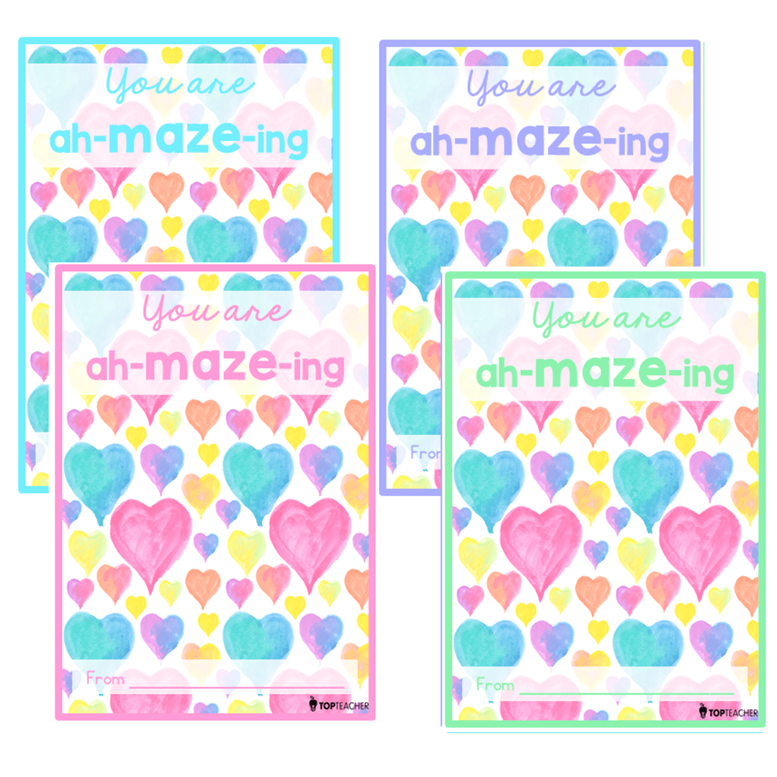 You Are Ah-maze-ing Gift Tags - Top Teacher