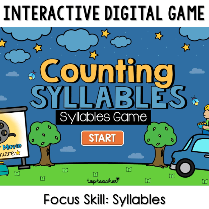 Counting Syllables POWERPOINT - Top Teacher