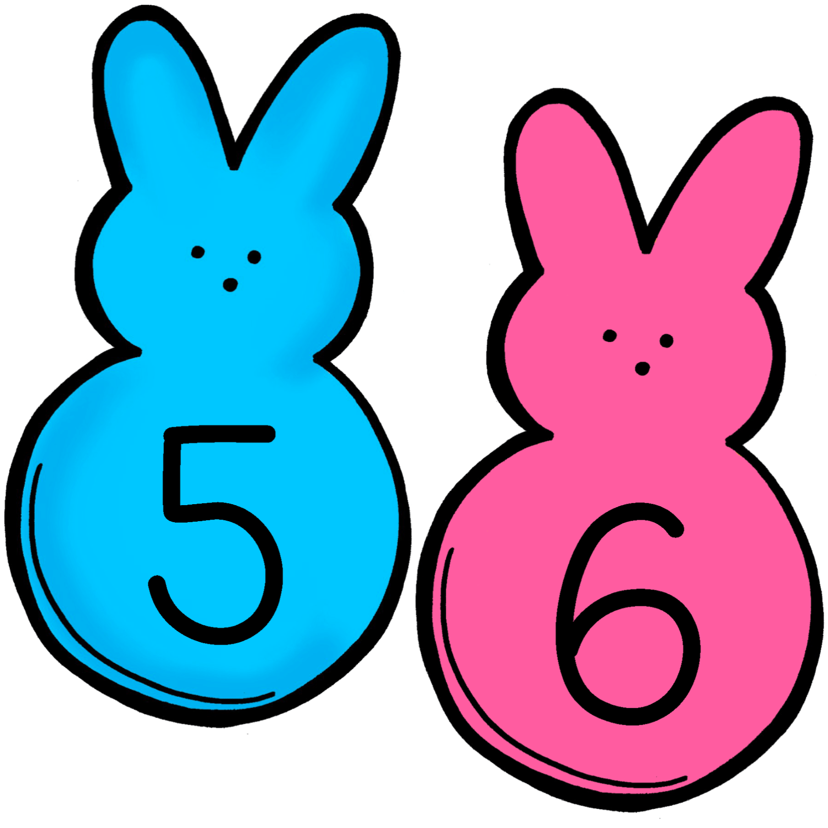 Easter Peeps Number Cards: 1-100 - Top Teacher