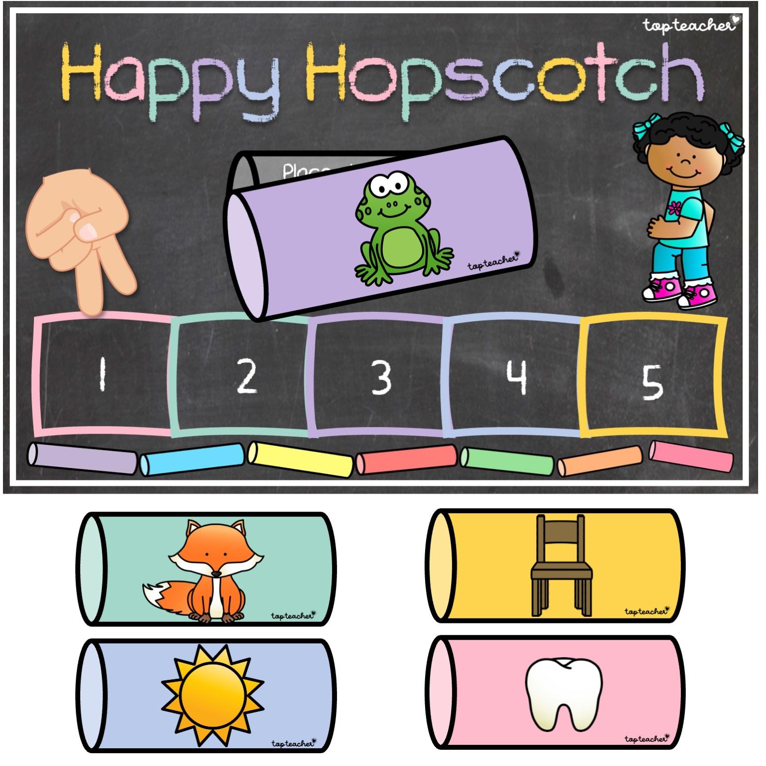 Happy Hopscotch Segmenting - Top Teacher