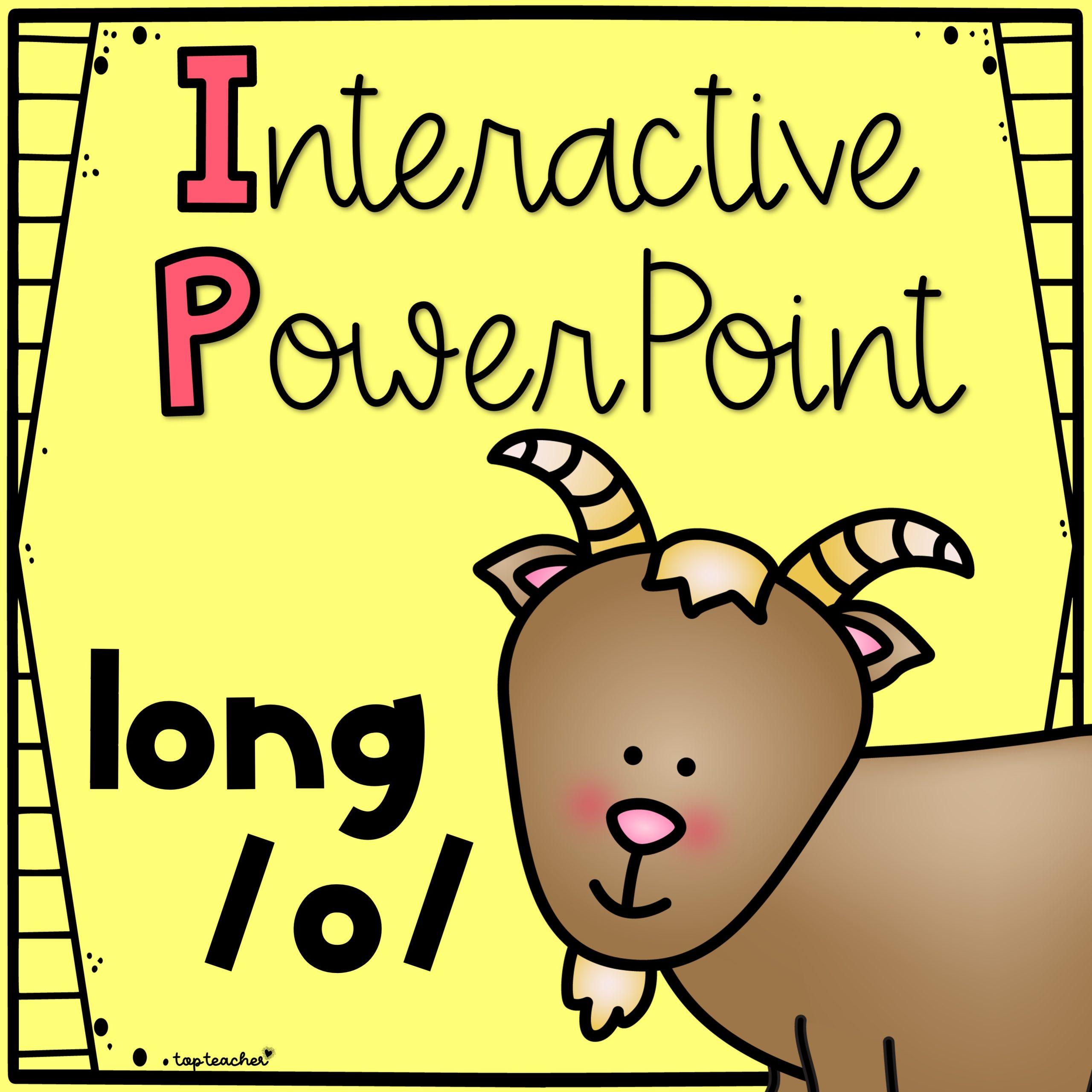 Long /o/ Sound Digraph POWERPOINT - Top Teacher