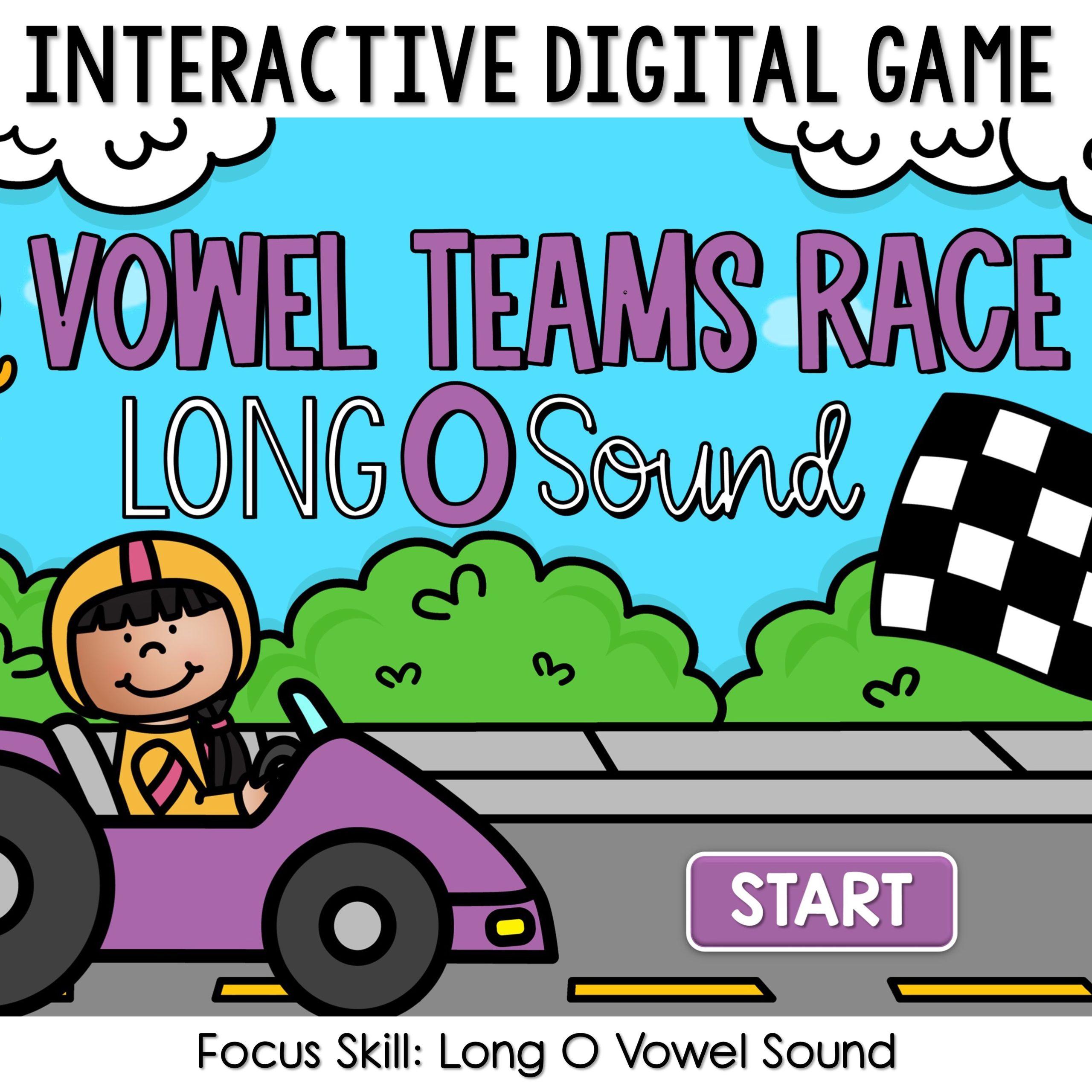 Vowel Teams Race Long O POWERPOINT - Top Teacher