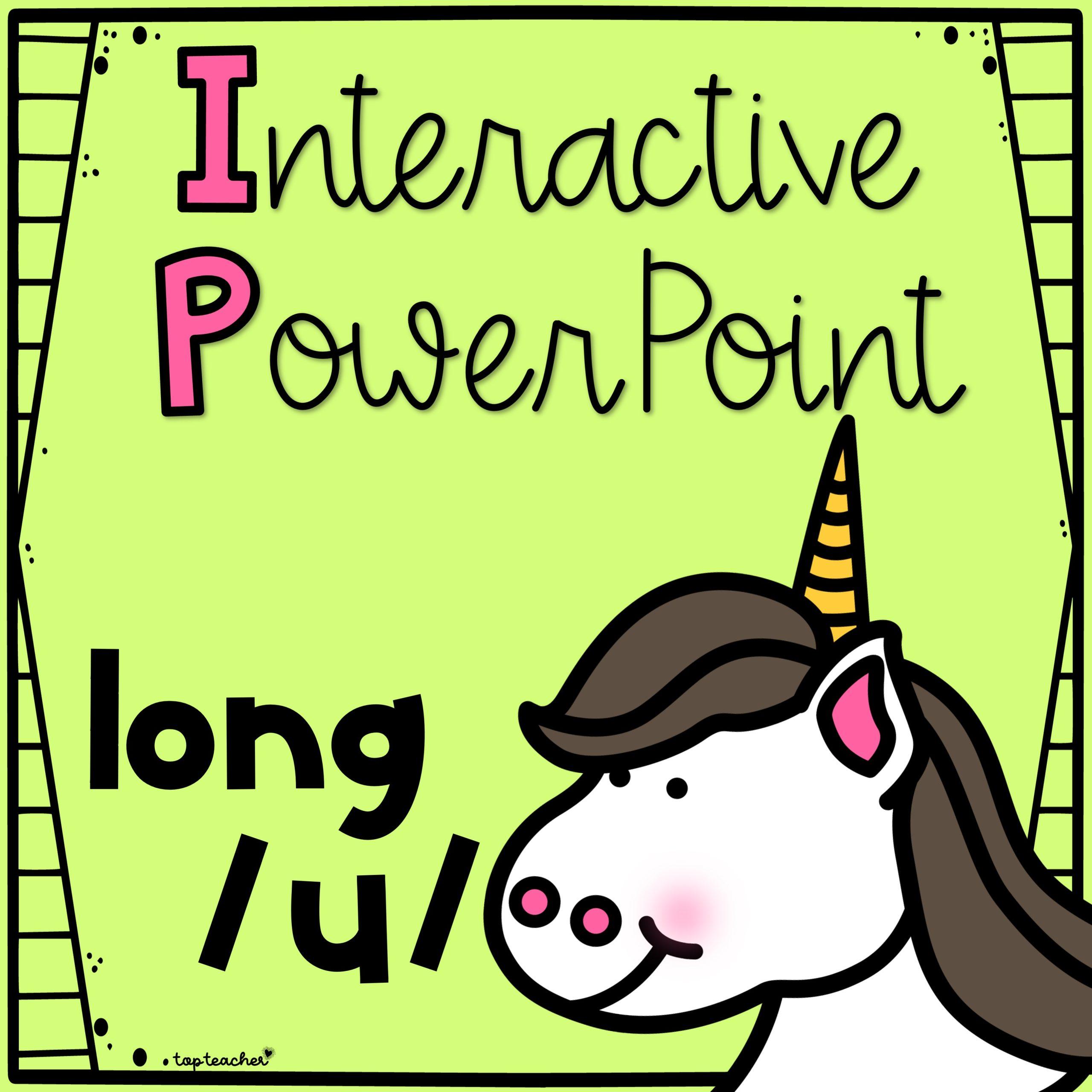 Long /u/ Sound Digraph POWERPOINT - Top Teacher