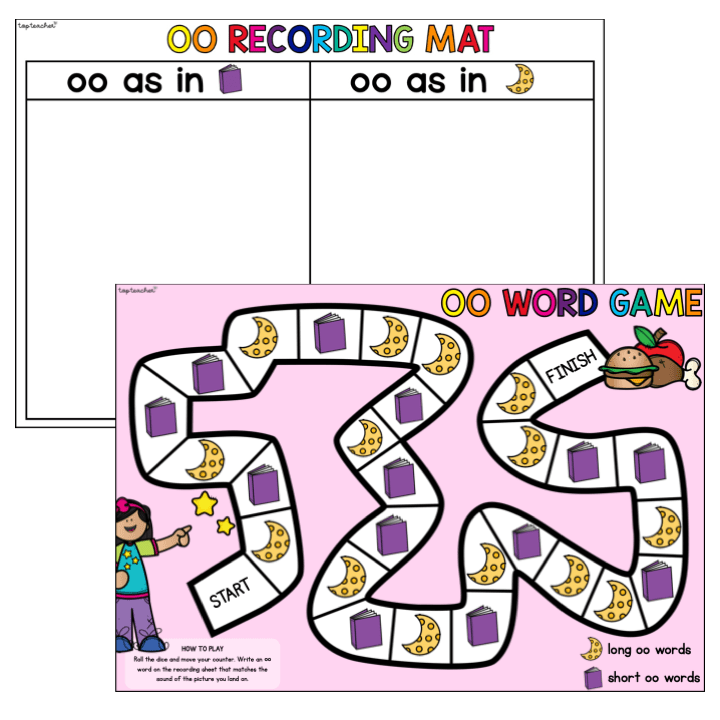 oo Word Game - Top Teacher