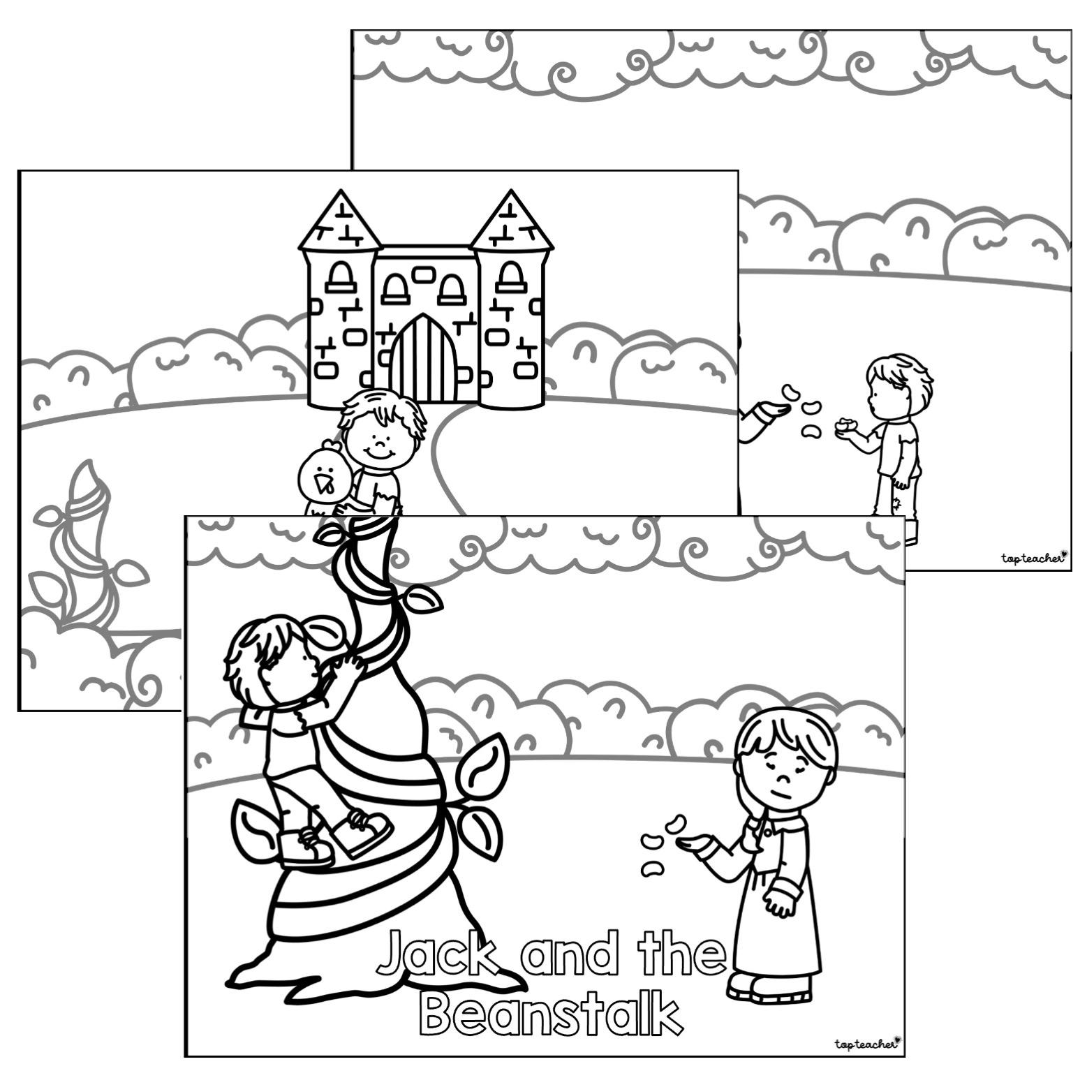 Jack & The Beanstalk Oral Retell Booklet - Top Teacher
