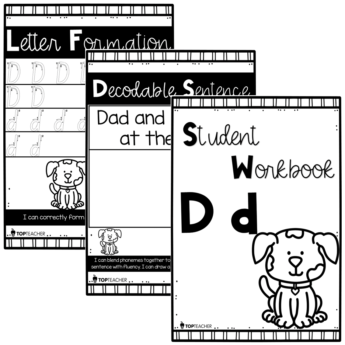 Phonics Dd Workbook - Top Teacher