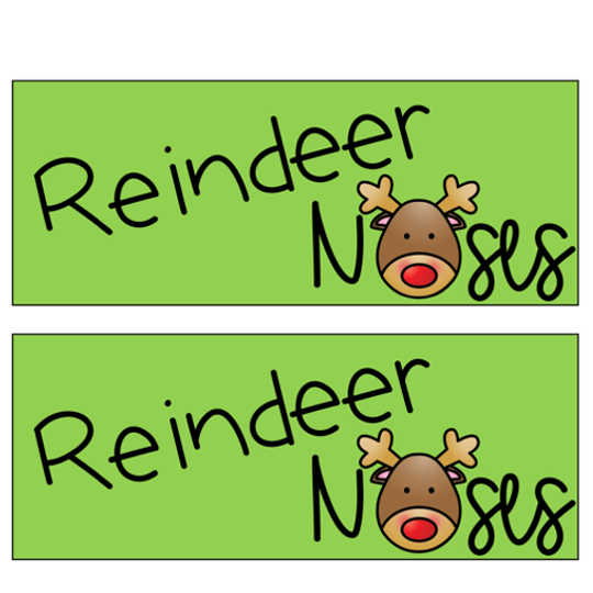 Reindeer Noses - Top Teacher