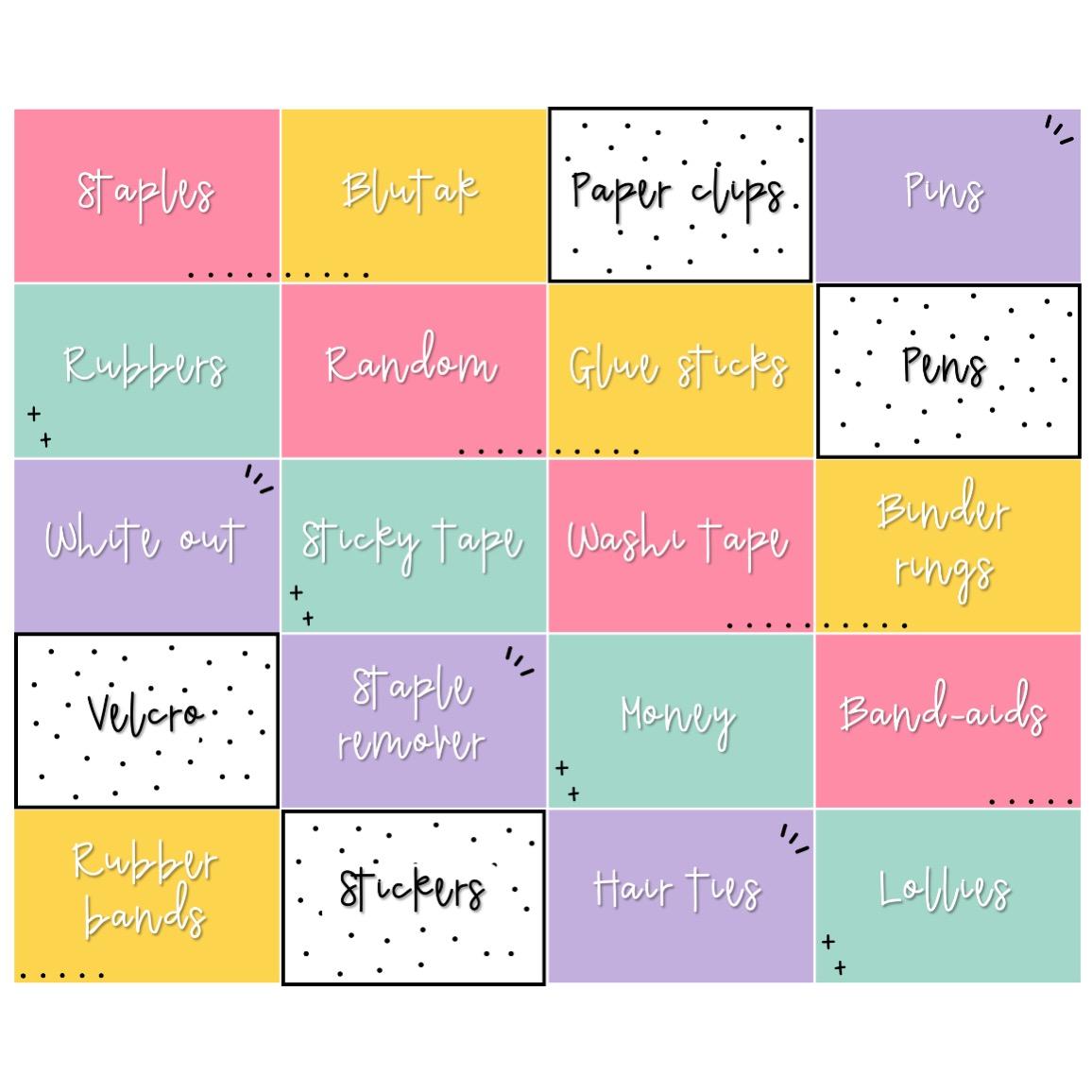 Toolbox Labels Good Vibes - Top Teacher