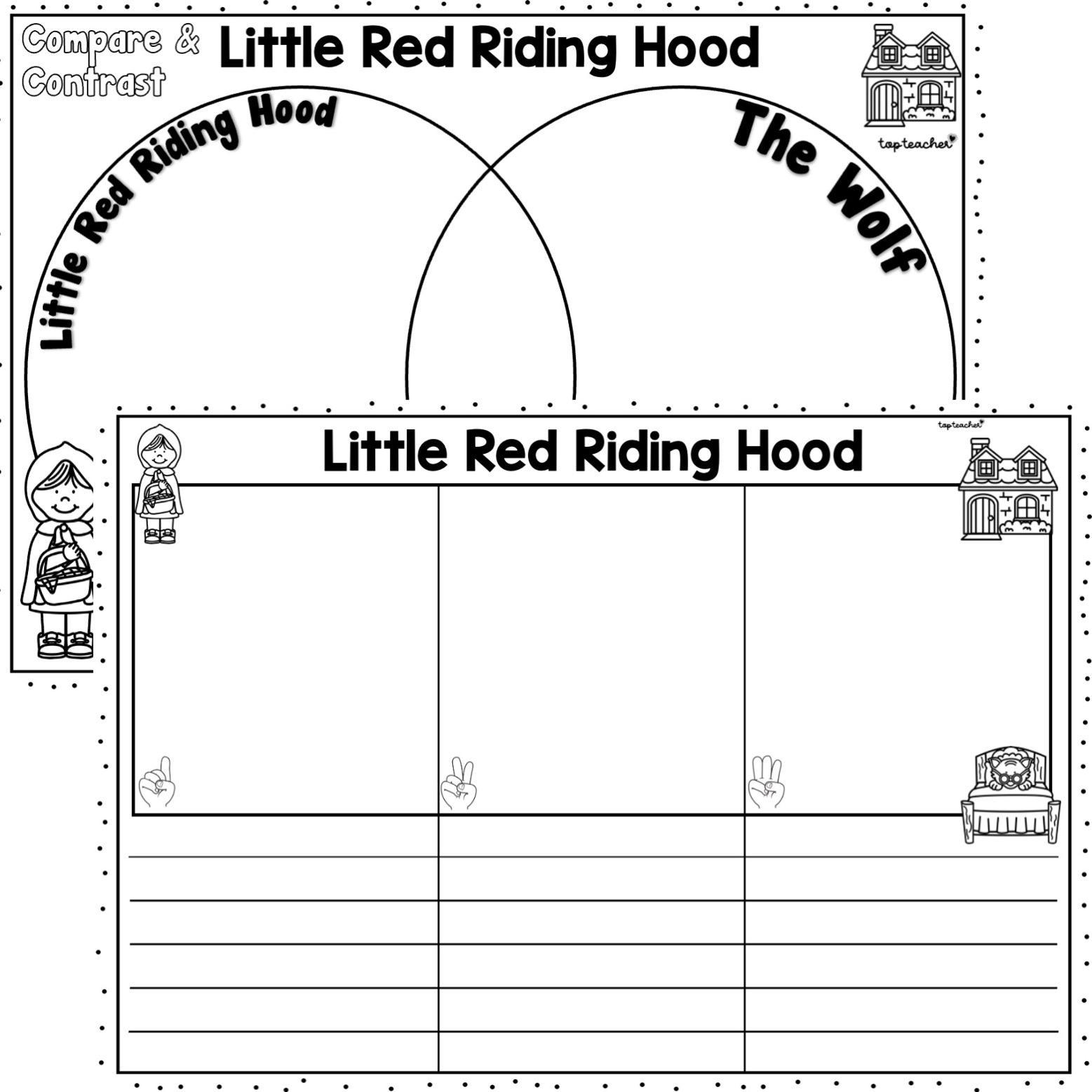 Little Red Riding Hood Worksheets - Top Teacher