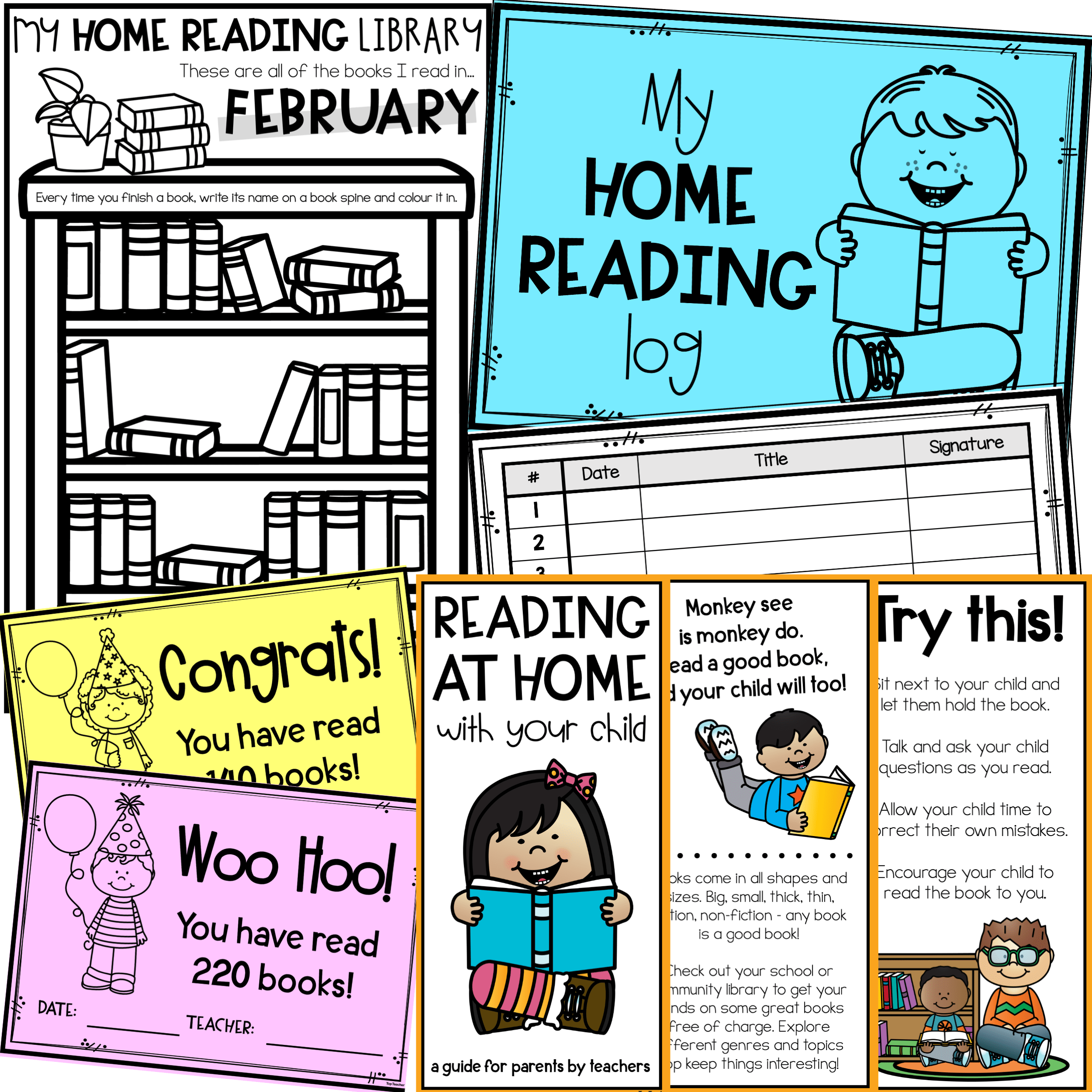 Home Reading PACKAGE - Top Teacher