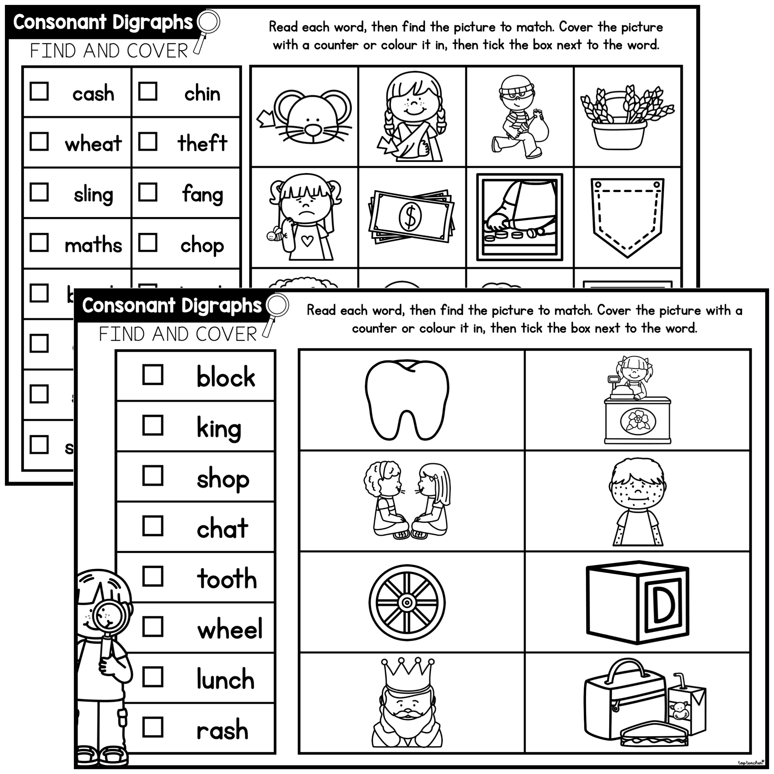 18 Best Images Of Consonant Digraph Worksheets Free Printable
