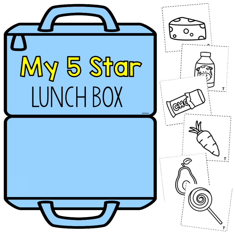 My 5 Star Lunch Box Craftivity - Top Teacher