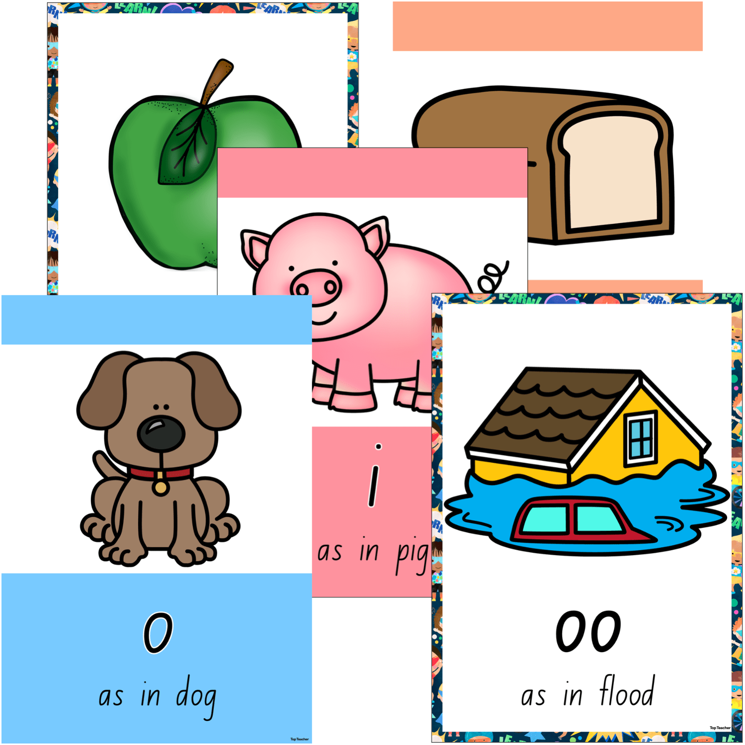 Short Vowel Posters Hero Kids - Top Teacher