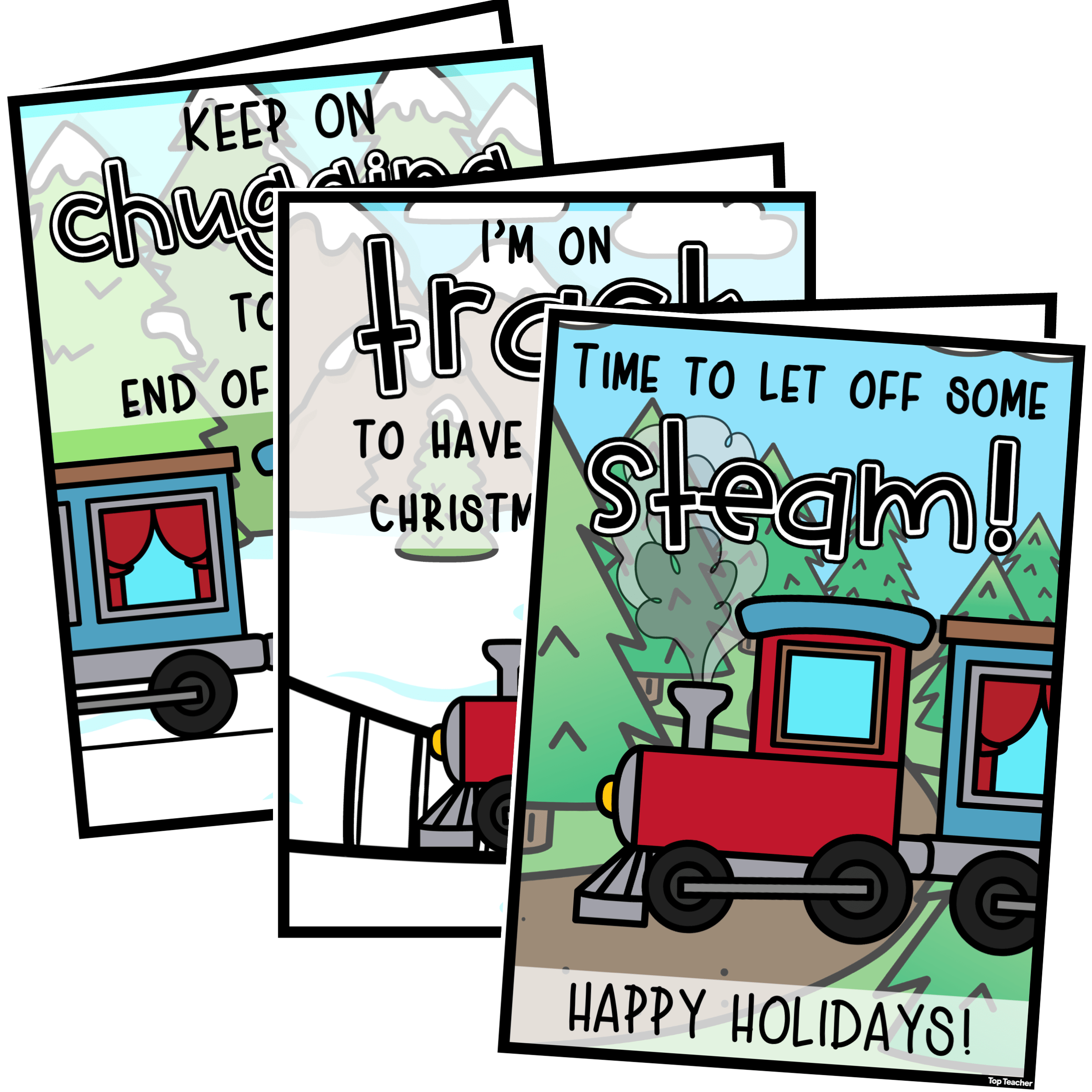 The Polar Express Holiday Cards - Top Teacher