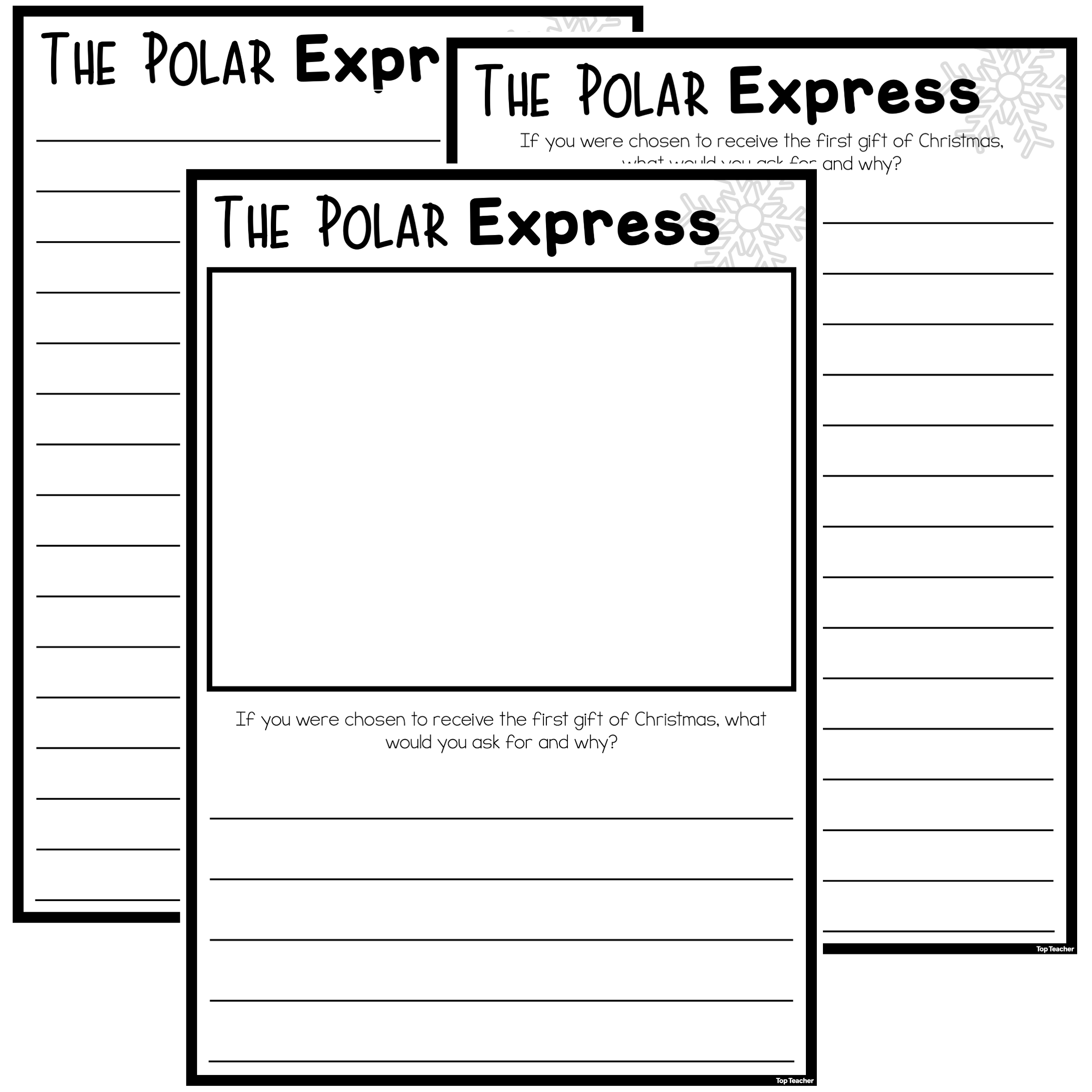 The Polar Express Writing Prompts - Top Teacher