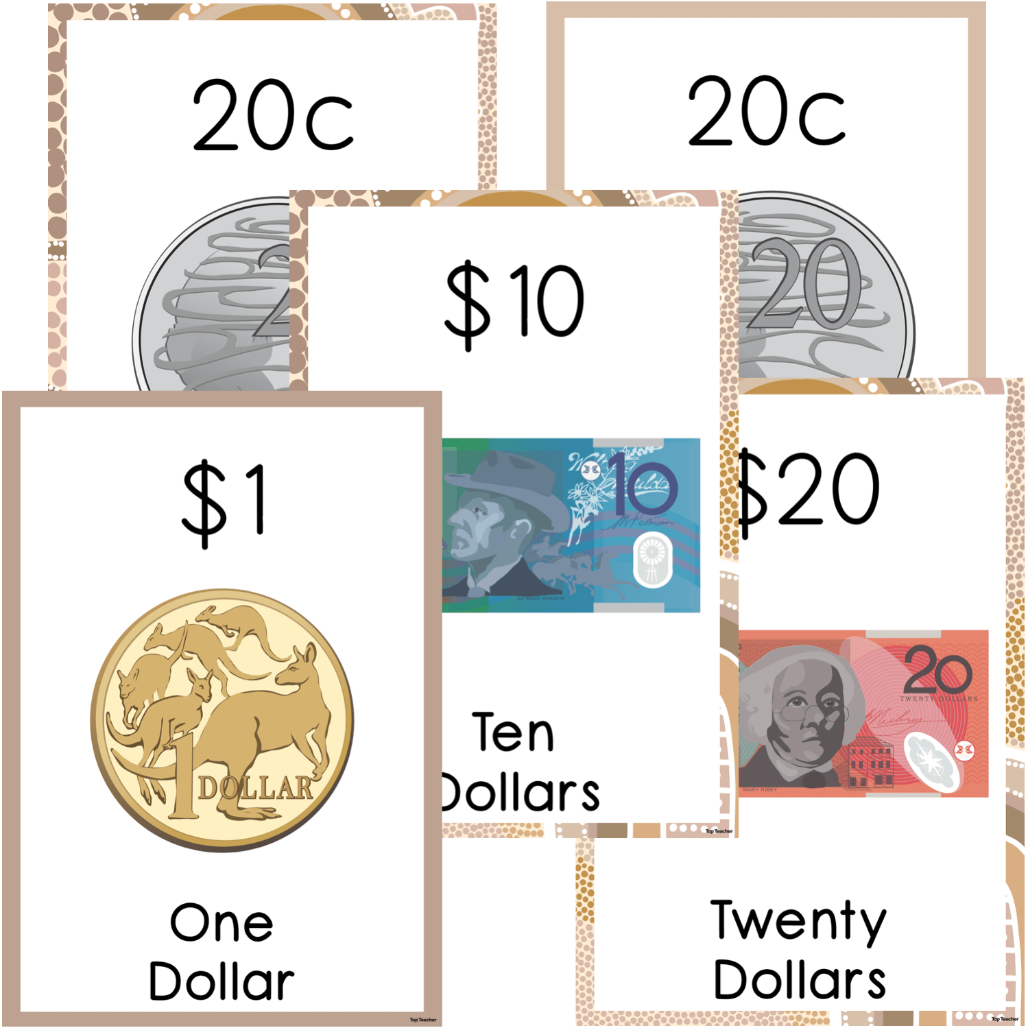 Australian Money Posters Burn Off - Top Teacher
