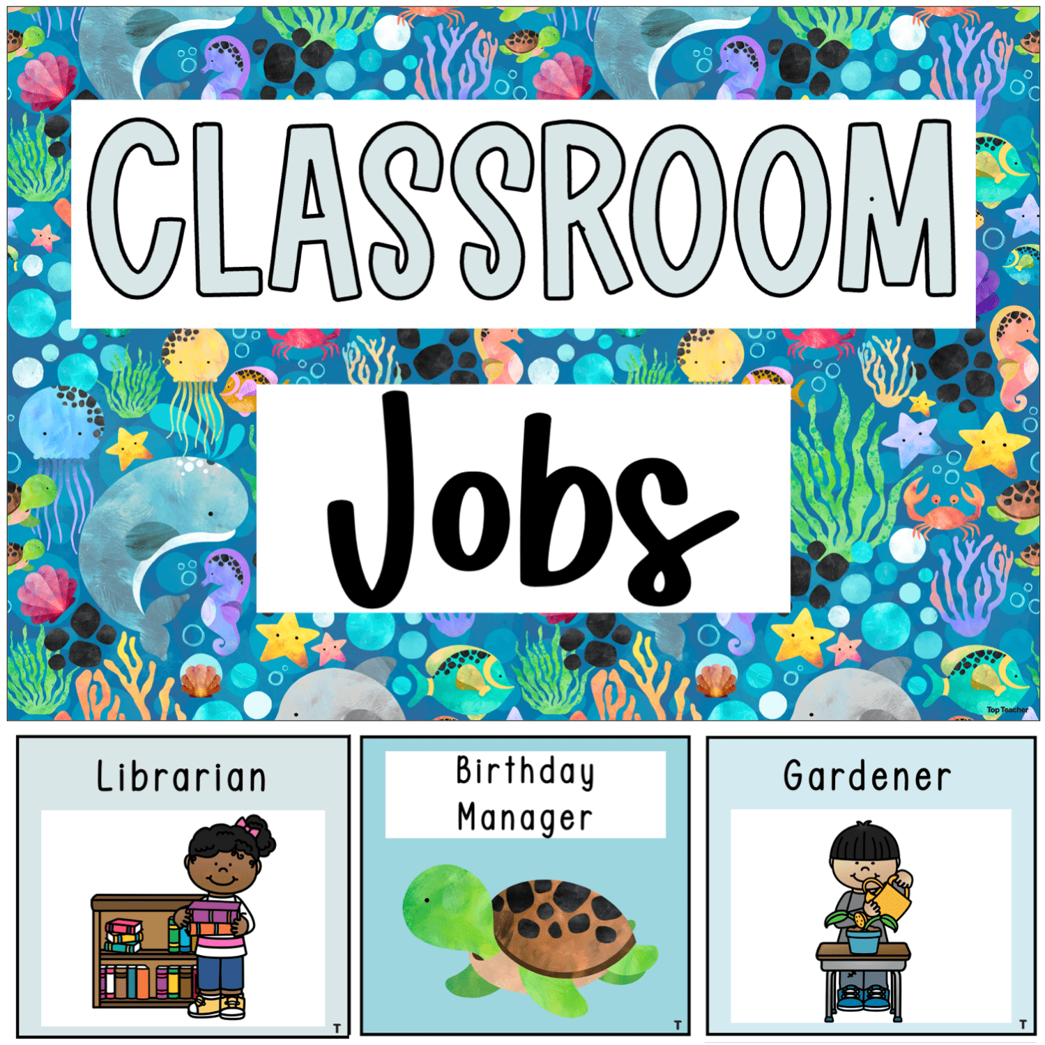Class Jobs Ocean Wonderland - Top Teacher