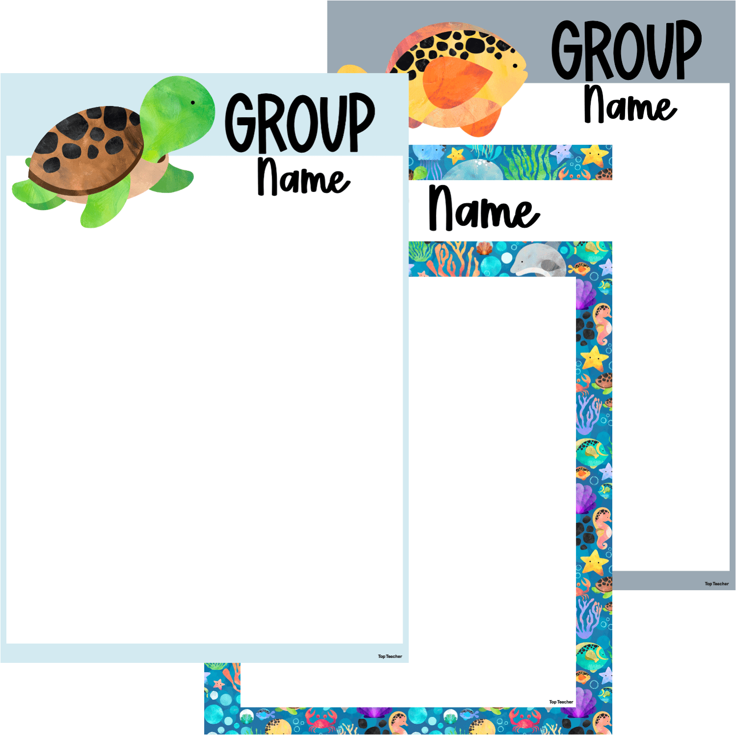 Group Posters Ocean Wonderland - Top Teacher